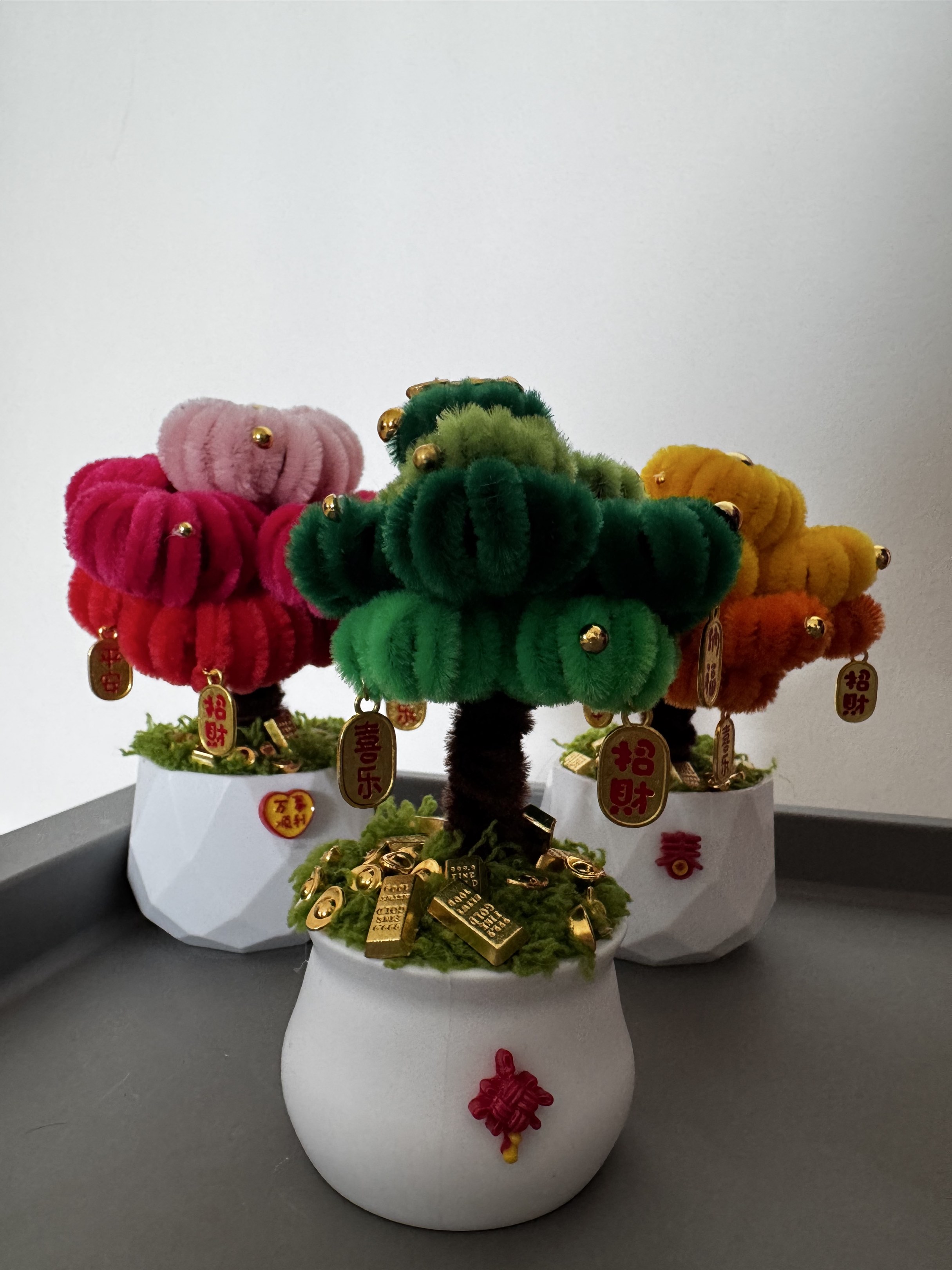 Chinese New Year Lucky Money Tree Ornament, Furniture & Home Living ...