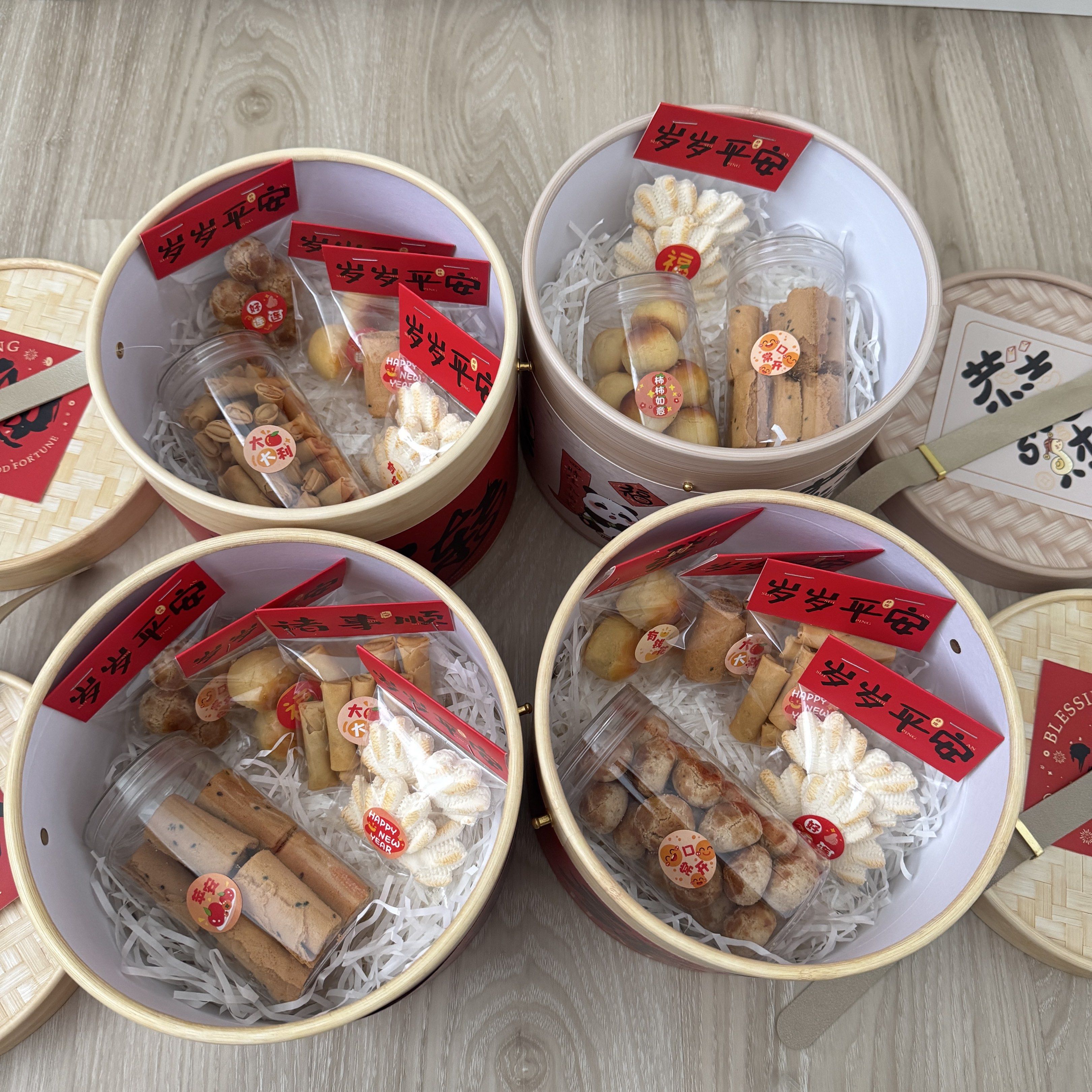 CNY Festive Cookies Gift Box Chinese New Year Gift Set, Food & Drinks ...
