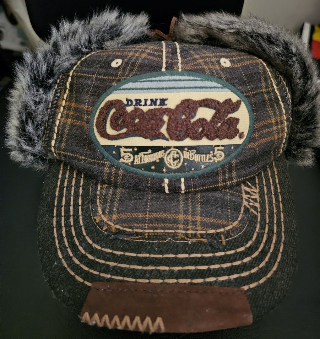 Coca-Cola Trapper Hat, Men's Fashion, Watches & Accessories, Caps ...