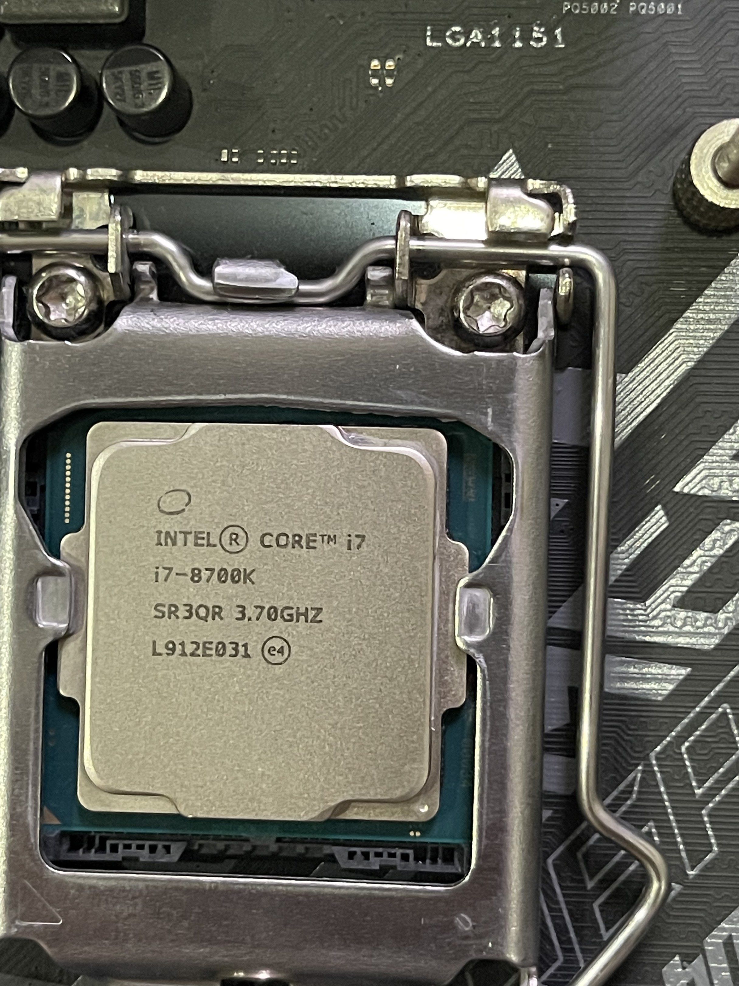 CPU + Motherboard/ Intel Core i7 & ASUS ROG STRIX Gaming Motherboard ...