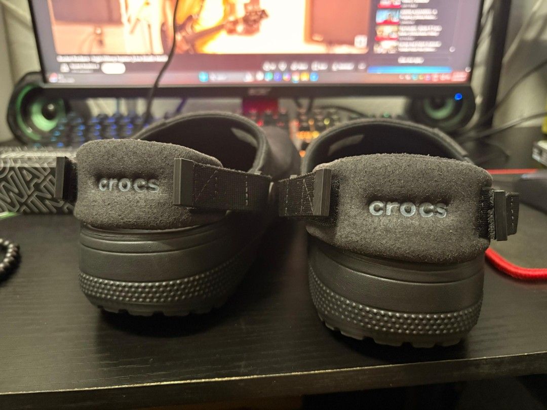 Crocs Yukon Vista II Leather Look - Cond 9.9/10, Baru Pakai Sekali, Men ...