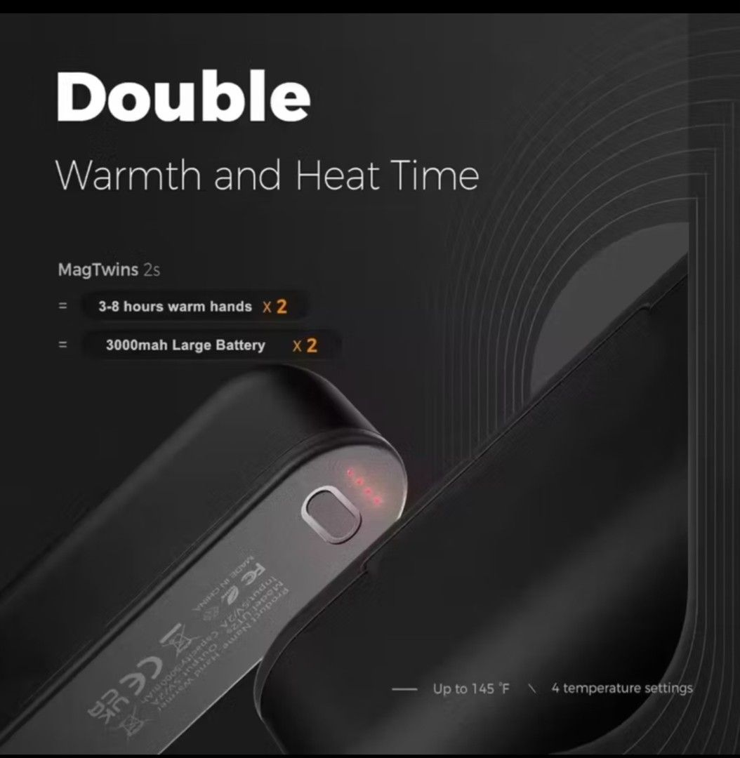 Electric Hand Warmer Rechargeable | Portable Pocket Hand Heater & Power ...