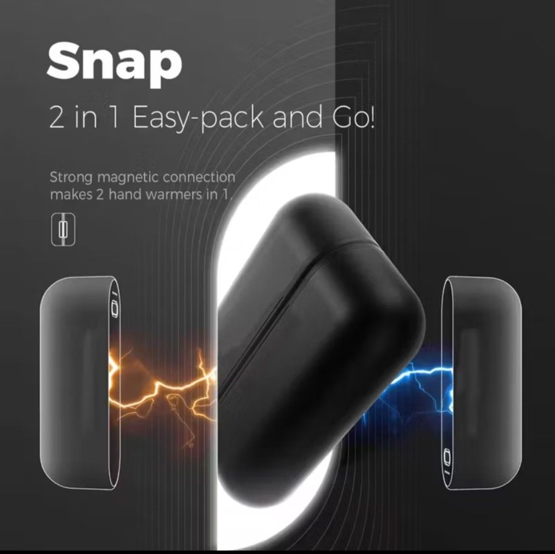 Electric Hand Warmer Rechargeable | Portable Pocket Hand Heater & Power ...