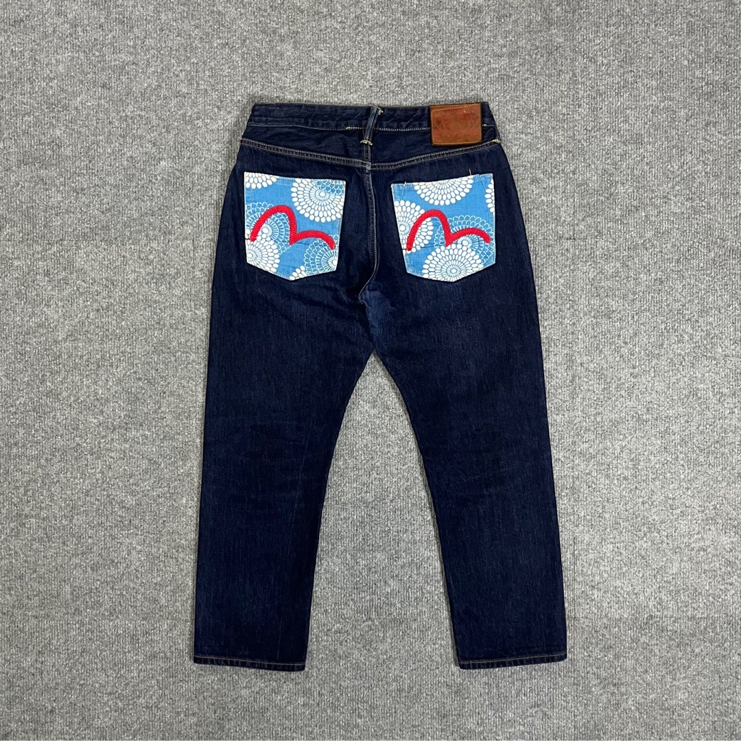 Evisu Daicock Selvedge Jeans, Men's Fashion, Bottoms, Jeans on Carousell
