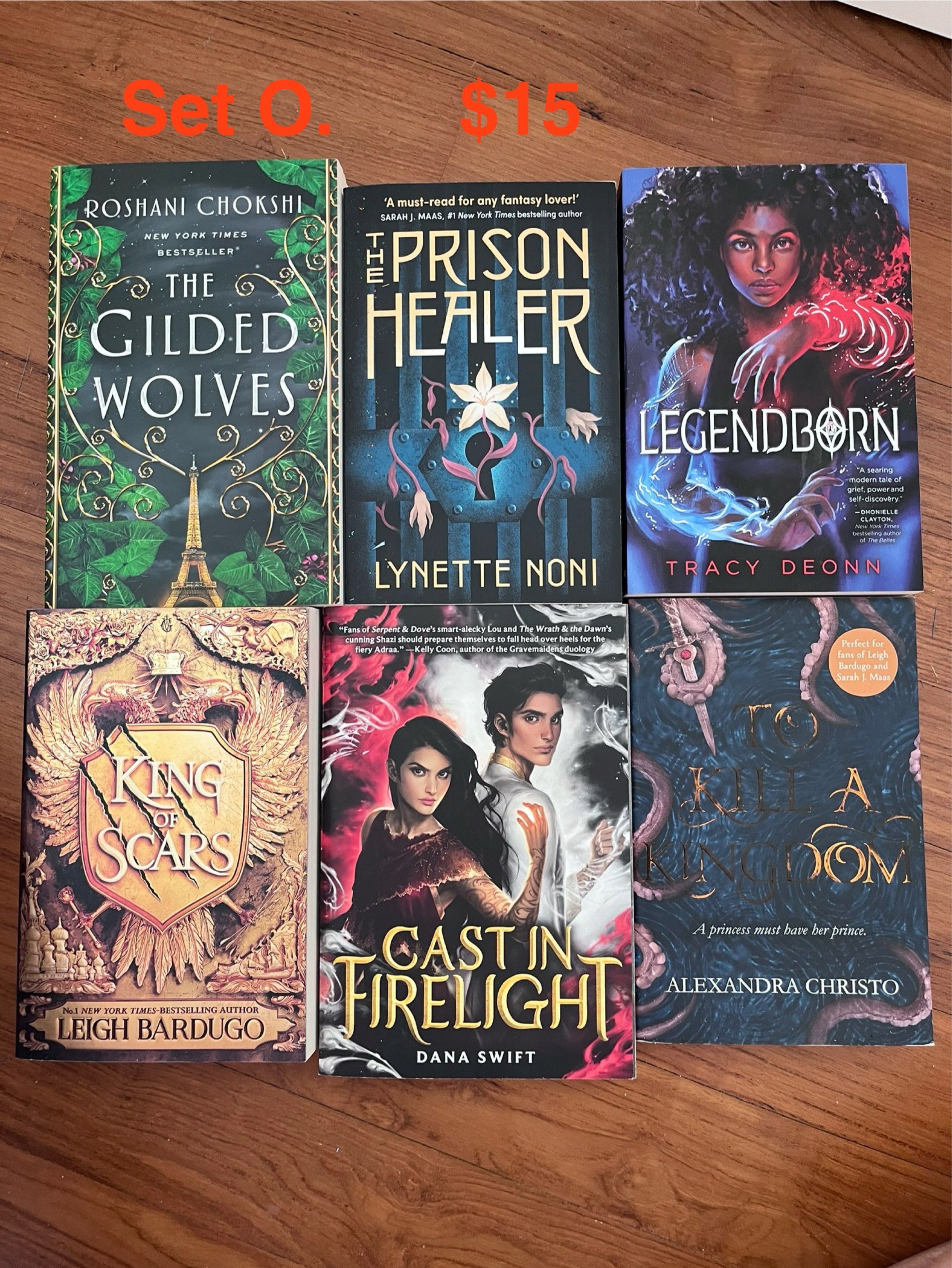 Fantasy Book Set - The Gilded Wolves, Legendborn, etc., Hobbies & Toys ...