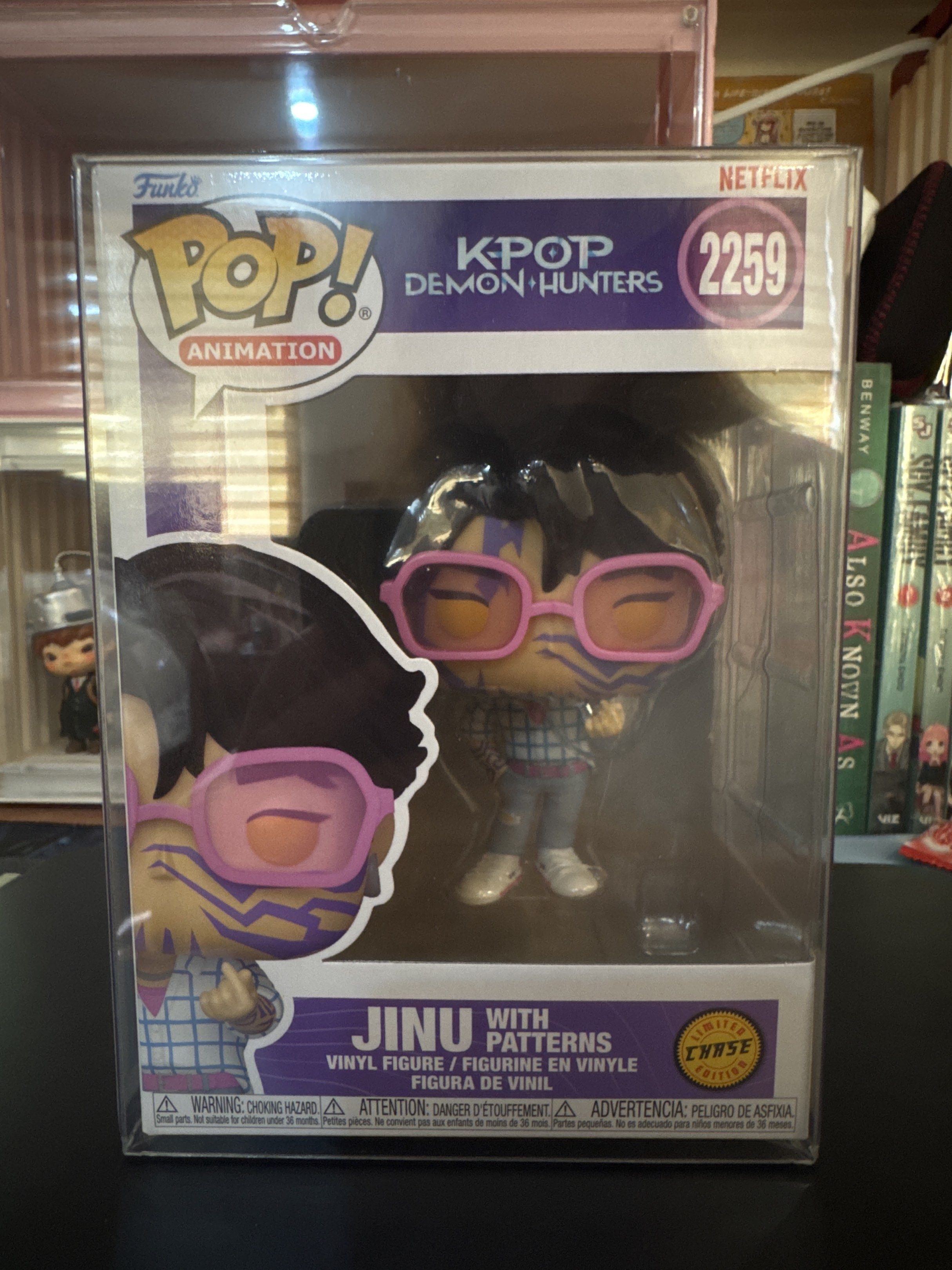 Jinu with Patterns Chase Funko Pop! K-Pop Demon Hunters, Hobbies & Toys ...
