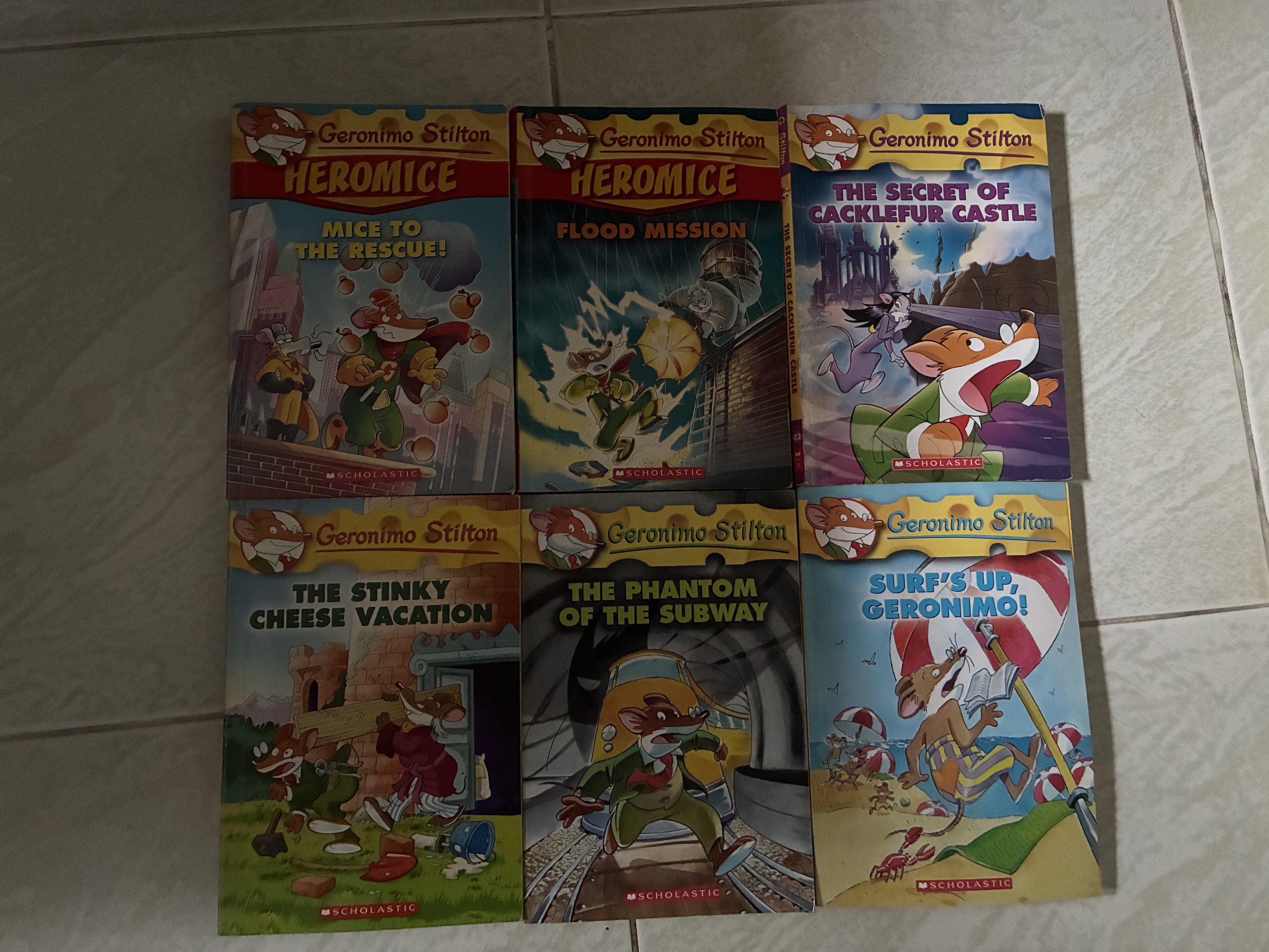Geronimo Stilton Heromice Book Set, Hobbies & Toys, Books & Magazines ...