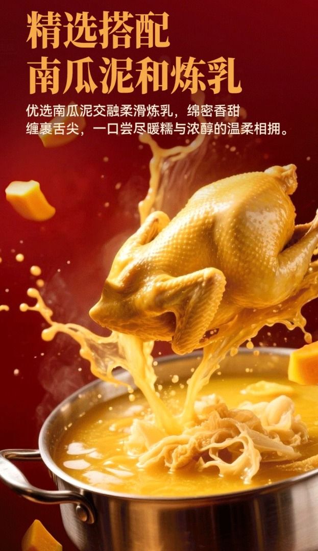 Haidilao Golden Soup Paste Fish Maw Chicken Soup Chicken Flavor Hot Pot ...