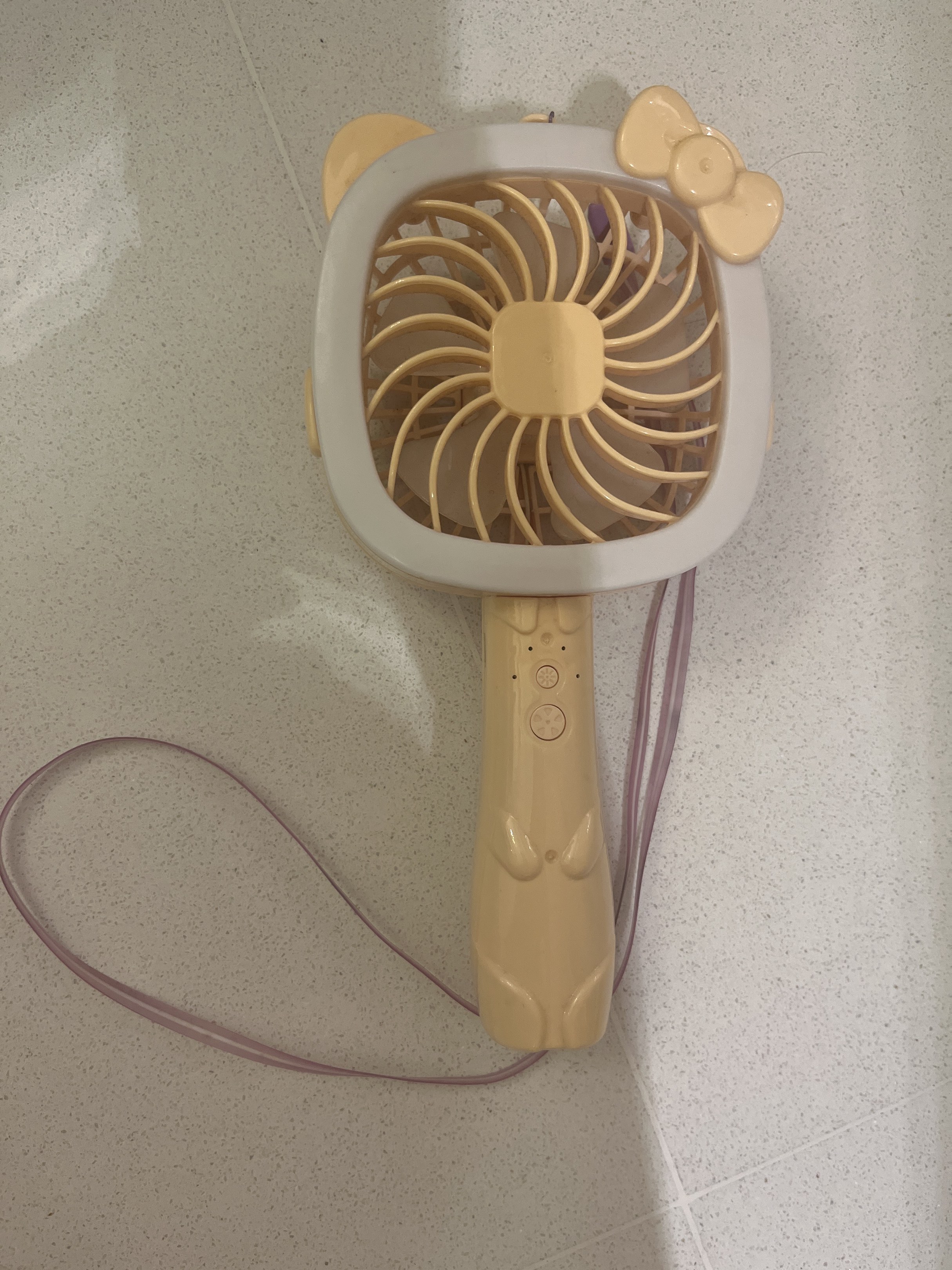 Hello Kitty Handheld Fan, Furniture & Home Living, Lighting & Fans ...