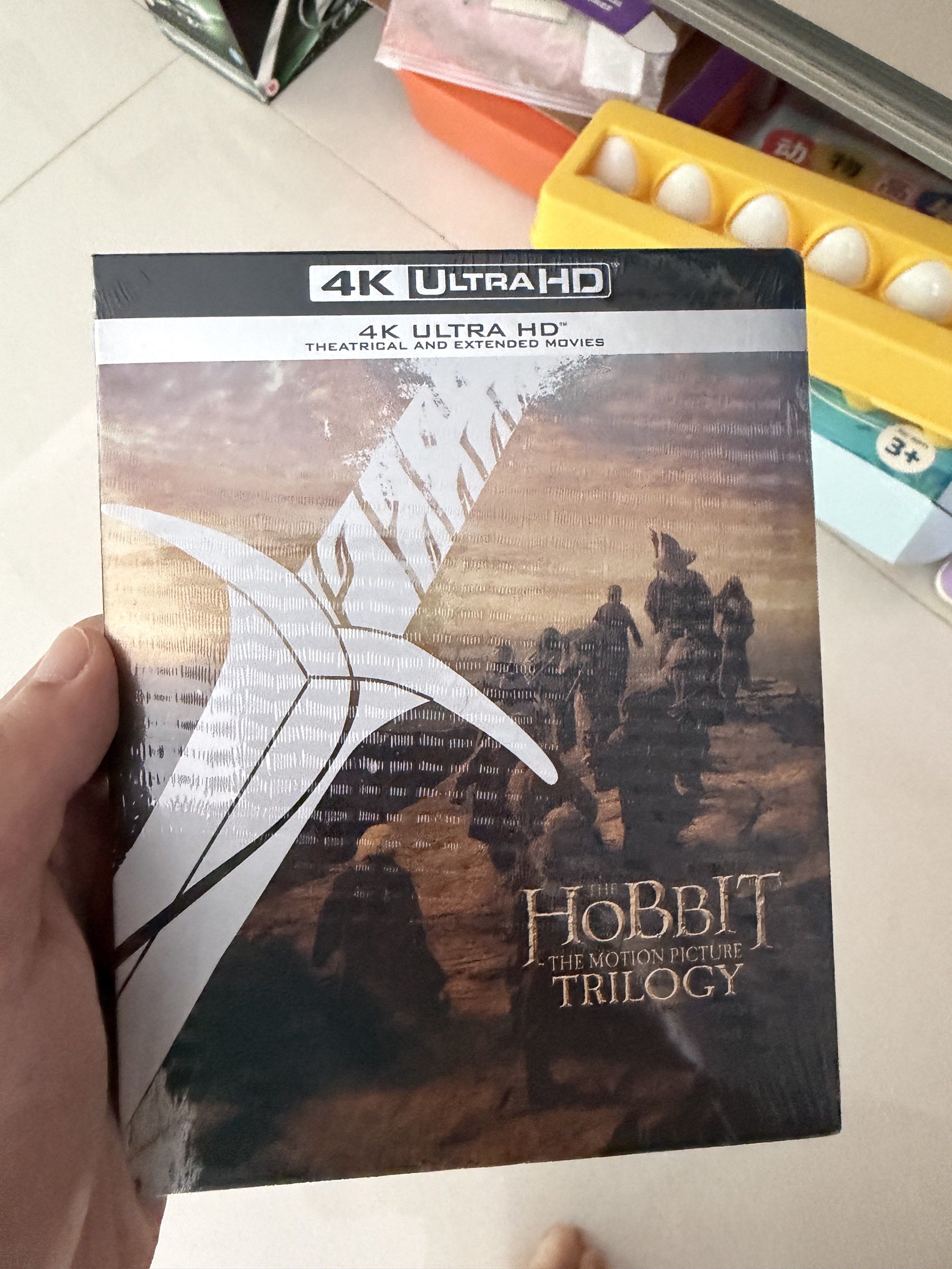 Hobbit trilogy 4K UHD (slipcase packaging), Hobbies & Toys, Music ...