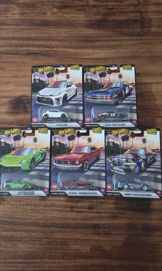 Hot Wheels Boulevard die-cast toy cars from the 2026 Mix 2 (Dash G ...