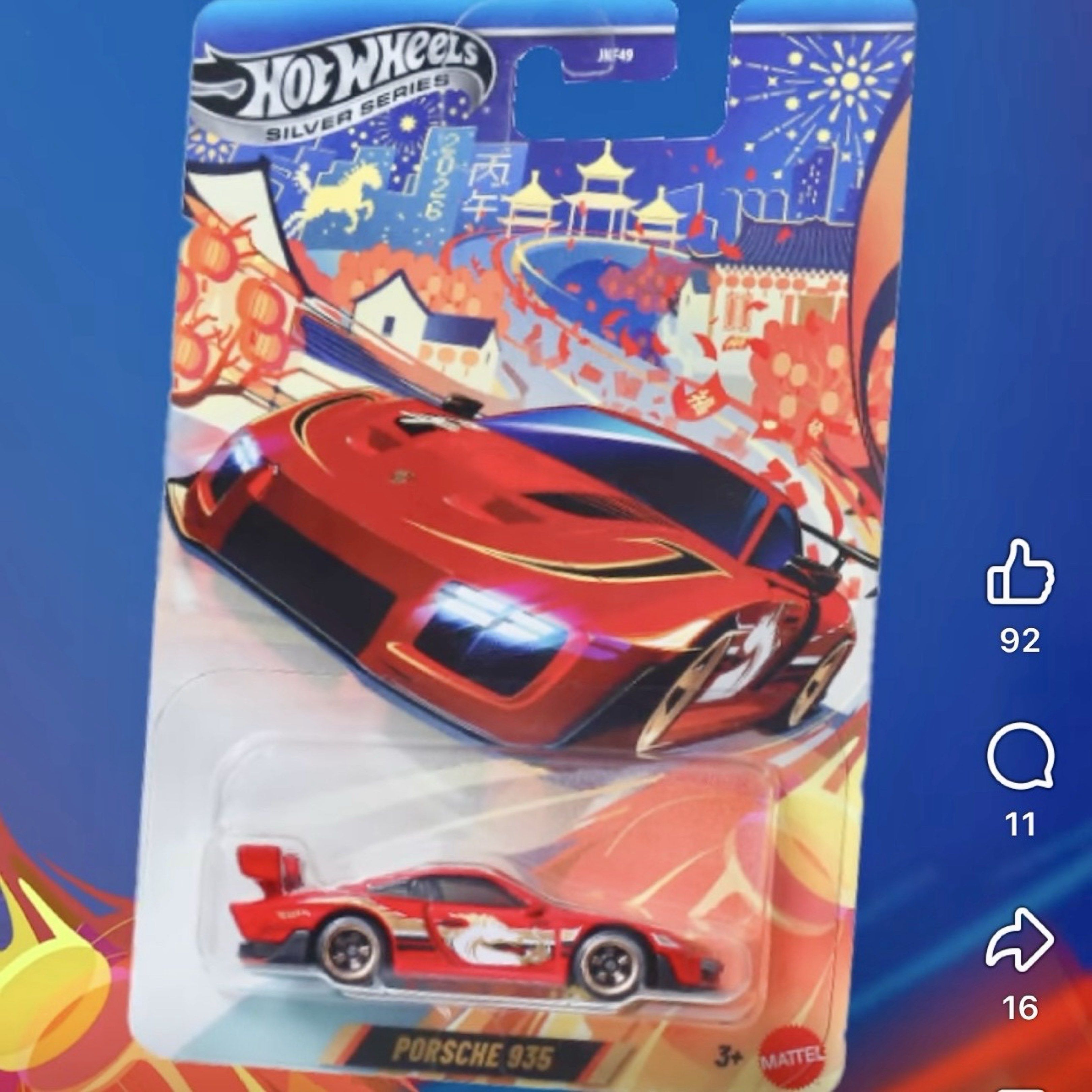 Hot Wheels Silver Series Porsche 935 - 2026 Horse 🐎 Year (Stock on hand ...