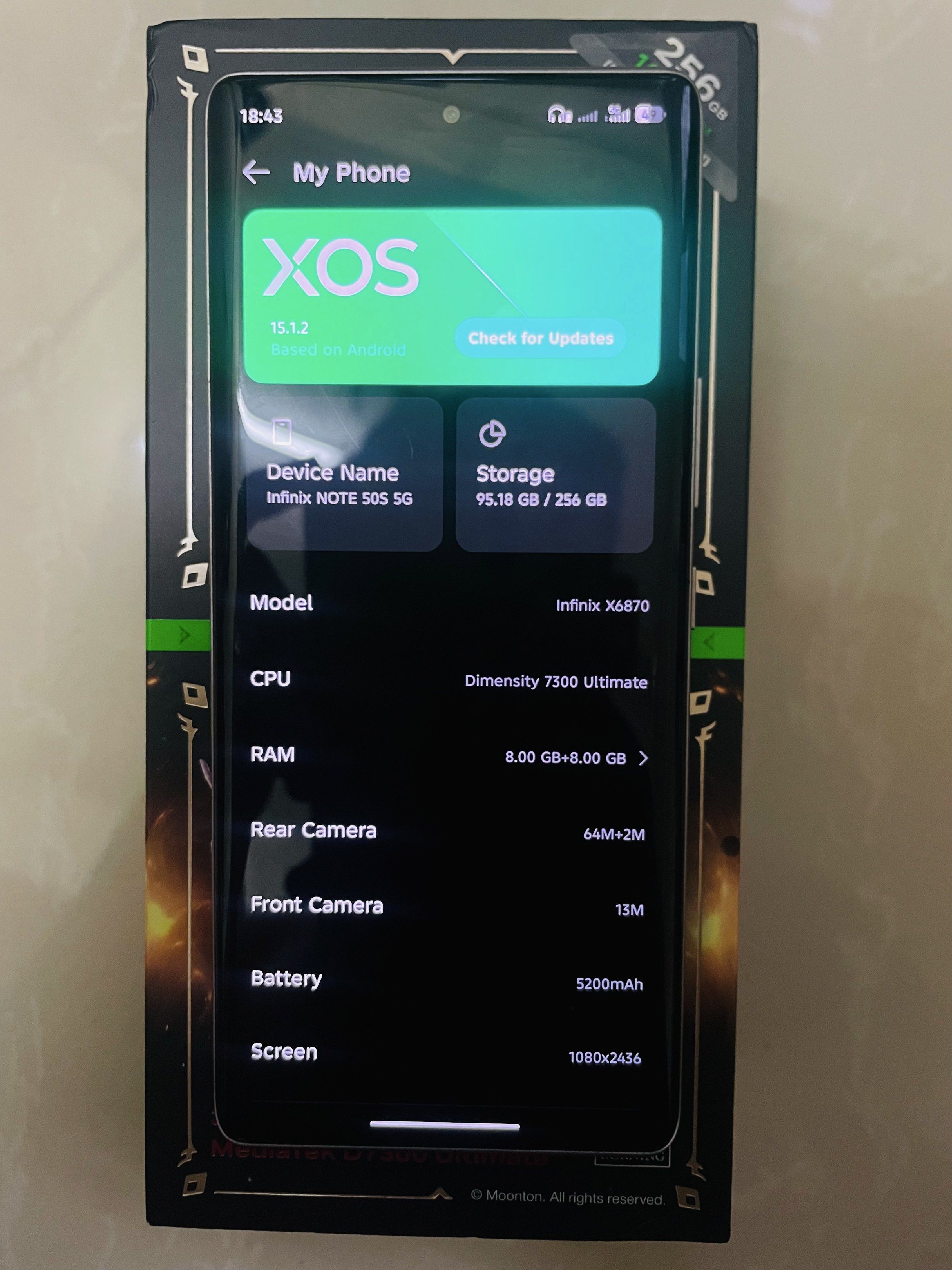 Infinix Note 50S 5G Grey 256GB, Mobile Phones & Gadgets, Mobile Phones ...