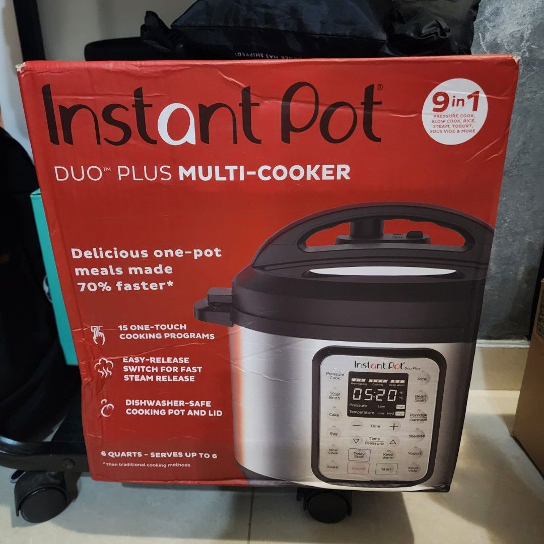 Instant Pot Duo Plus 9-in-1 Multi-Cooker, TV & Home Appliances, Kitchen ...