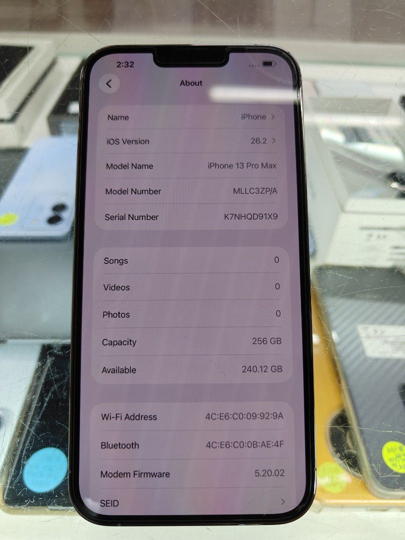 iPhone 13 Pro Max Silver 256GB, Mobile Phones & Gadgets, Mobile Phones ...