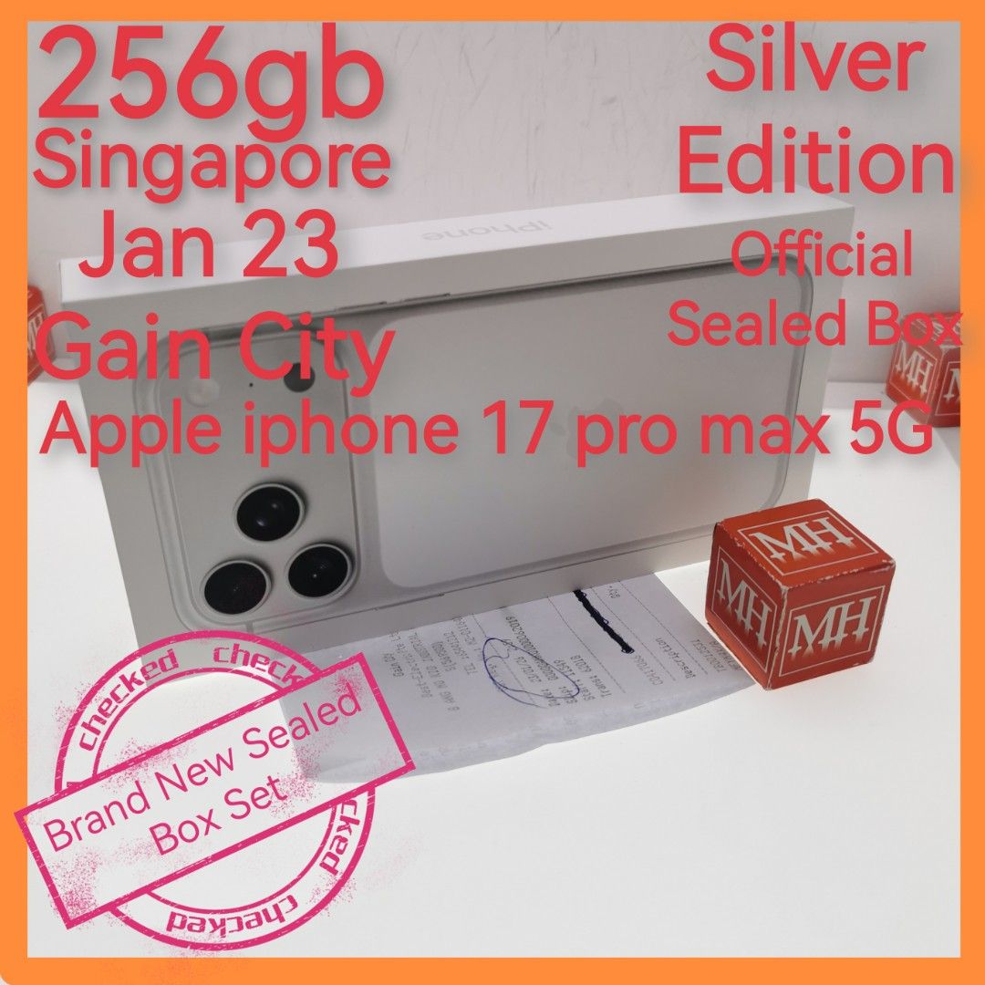 iPhone 17 Pro Max Silver 256GB, Mobile Phones & Gadgets, Mobile Phones ...