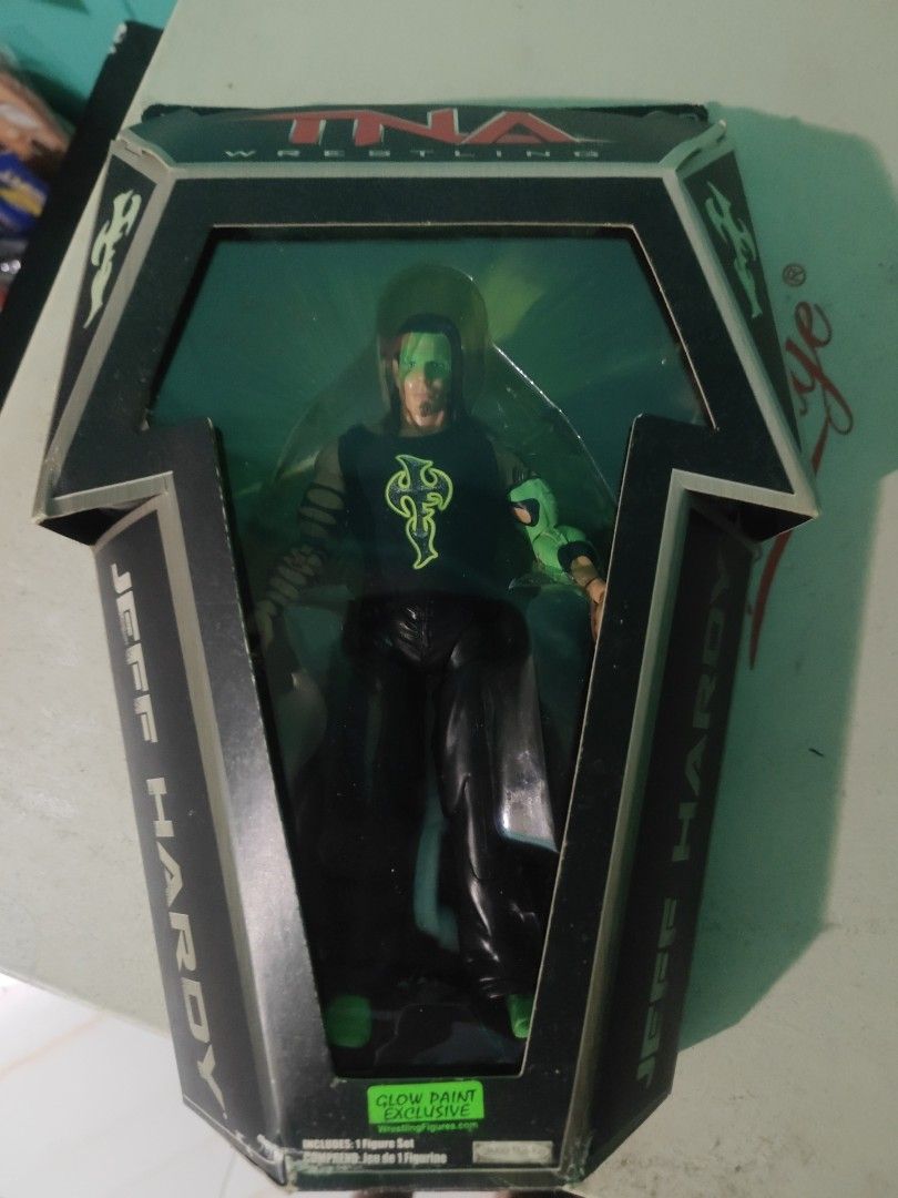 Jeff Hardy Action Figure - Glow Paint Exclusive, Hobbies & Toys, Toys ...