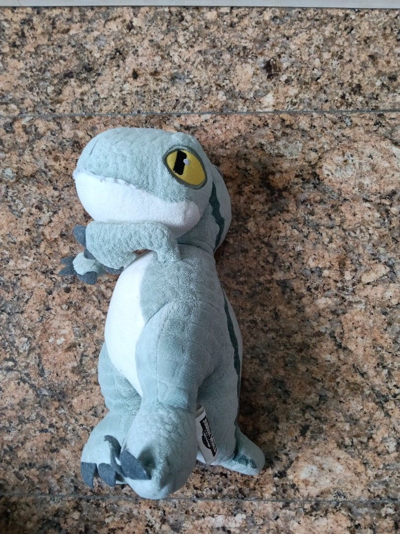 Jurassic World Blue Velociraptor Plush Toy, Hobbies & Toys, Toys ...
