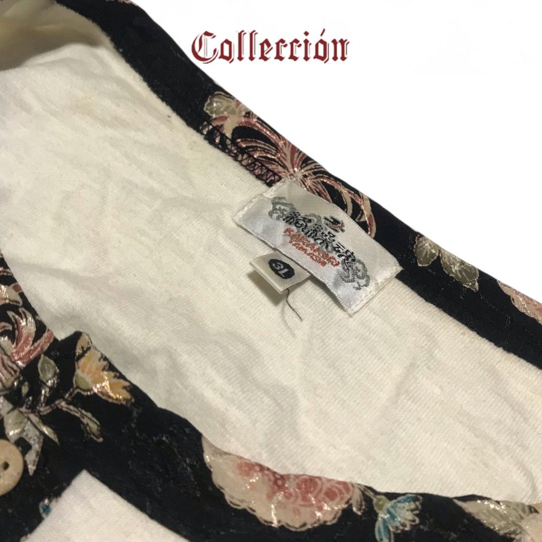 KARAKURI "WHITE DRAGON" SIZE 3L ON TAG DIMES: LENGHT (30) HEM (25), Men ...