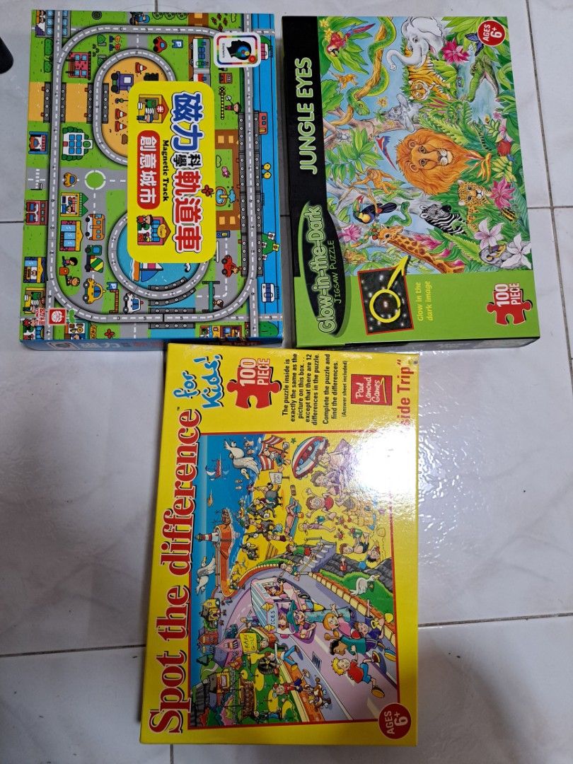 Kids' Puzzles and Games Bundle, Hobbies & Toys, Toys & Games on Carousell