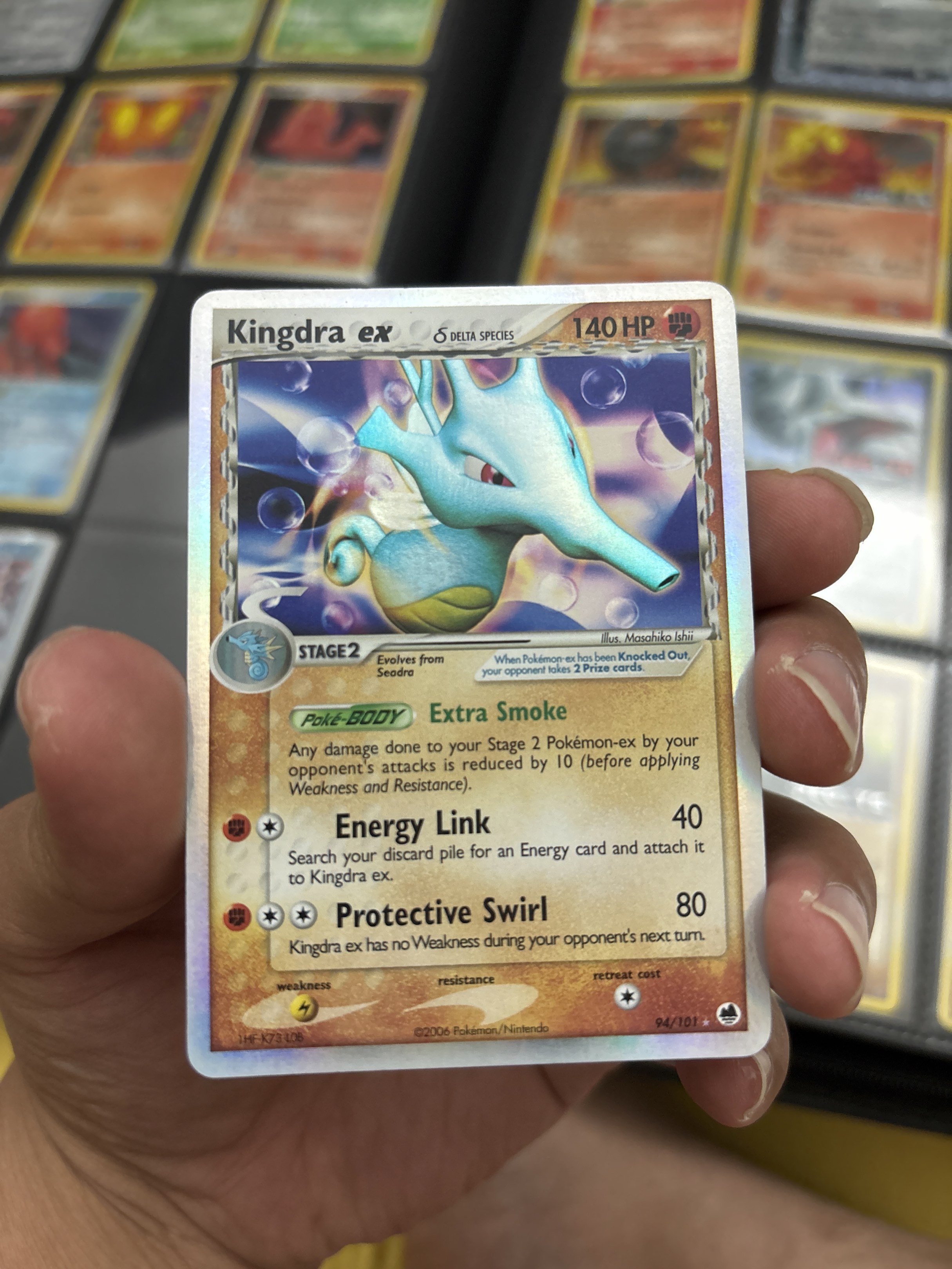 Kingdra ex Pokemon Dragon frontier, Hobbies & Toys, Toys & Games on ...