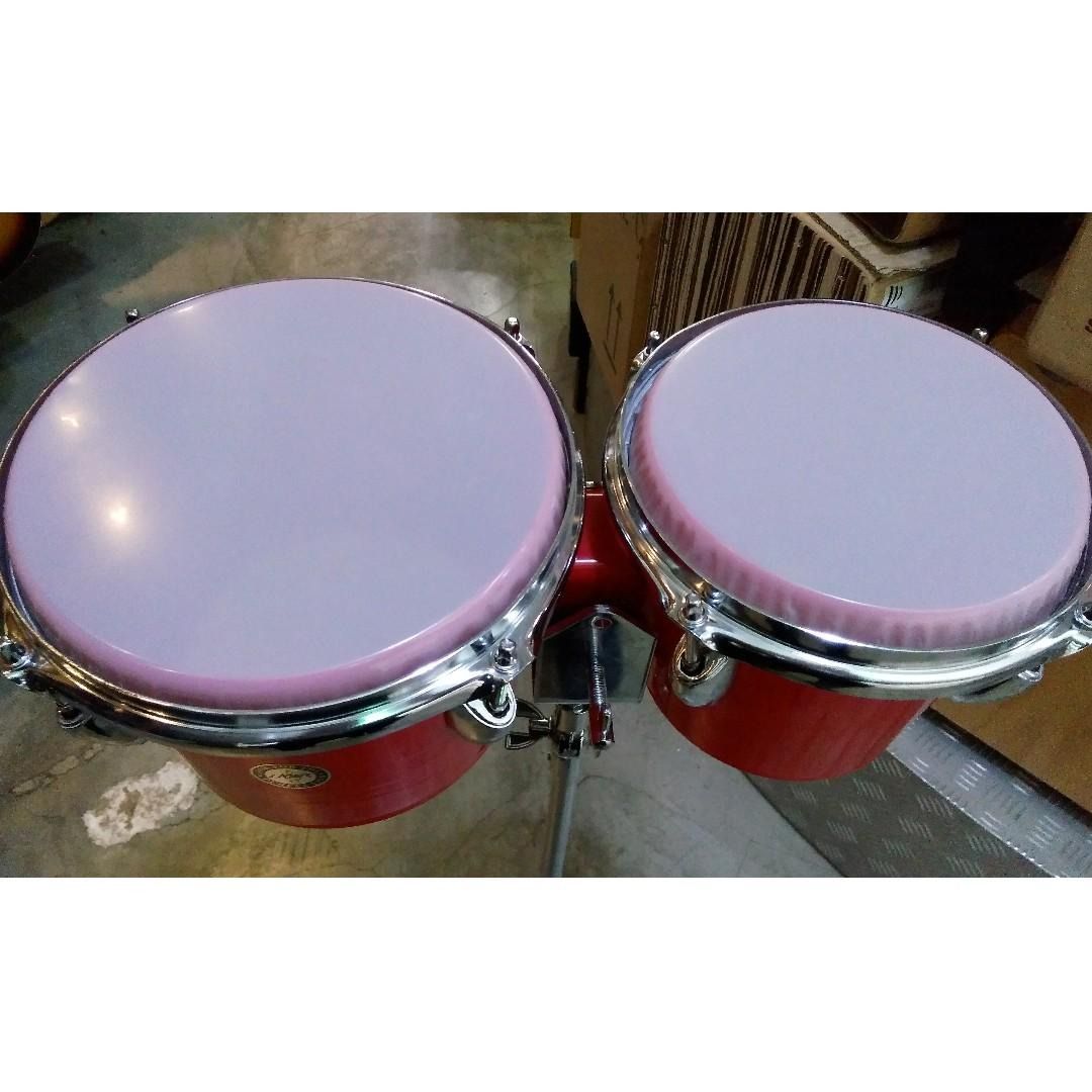 Lazer - Bongo (PE-040) 7"+ 8" (Made in Taiwan) with drum Key, Hobbies ...