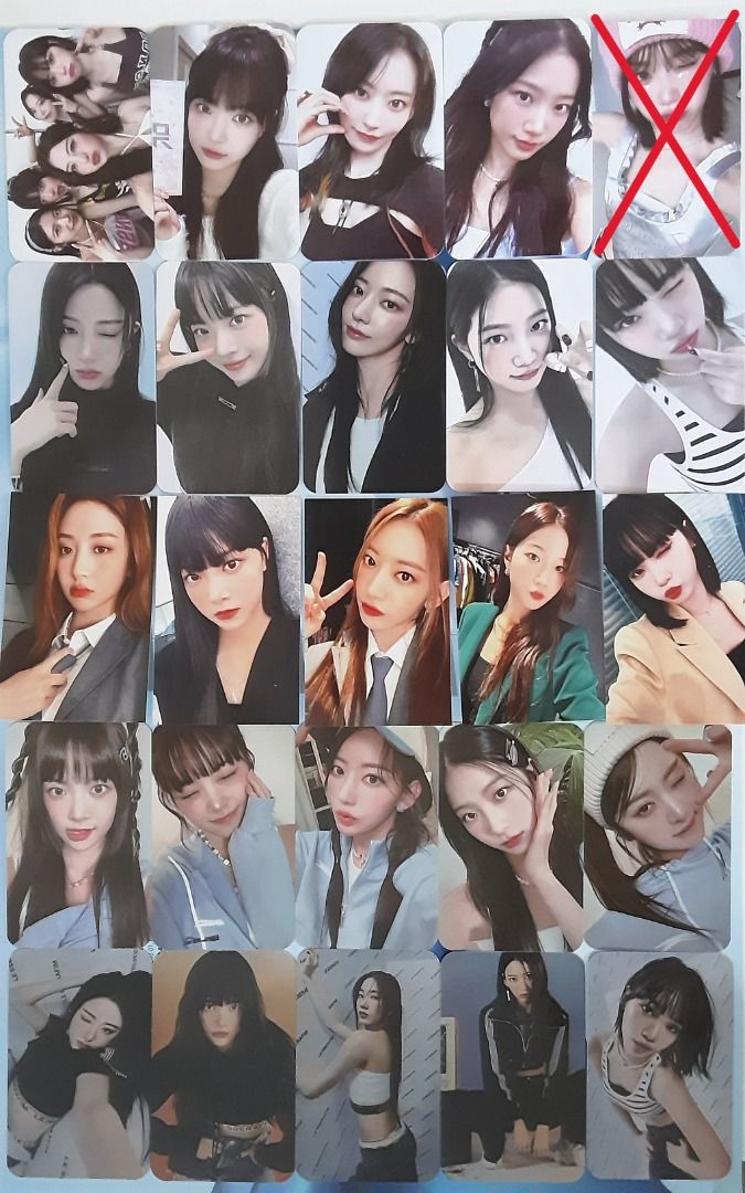 LE SSERAFIM Photo Cards (Chaewon, Eunchae, Kazuha, Sakura, Yunjin ...