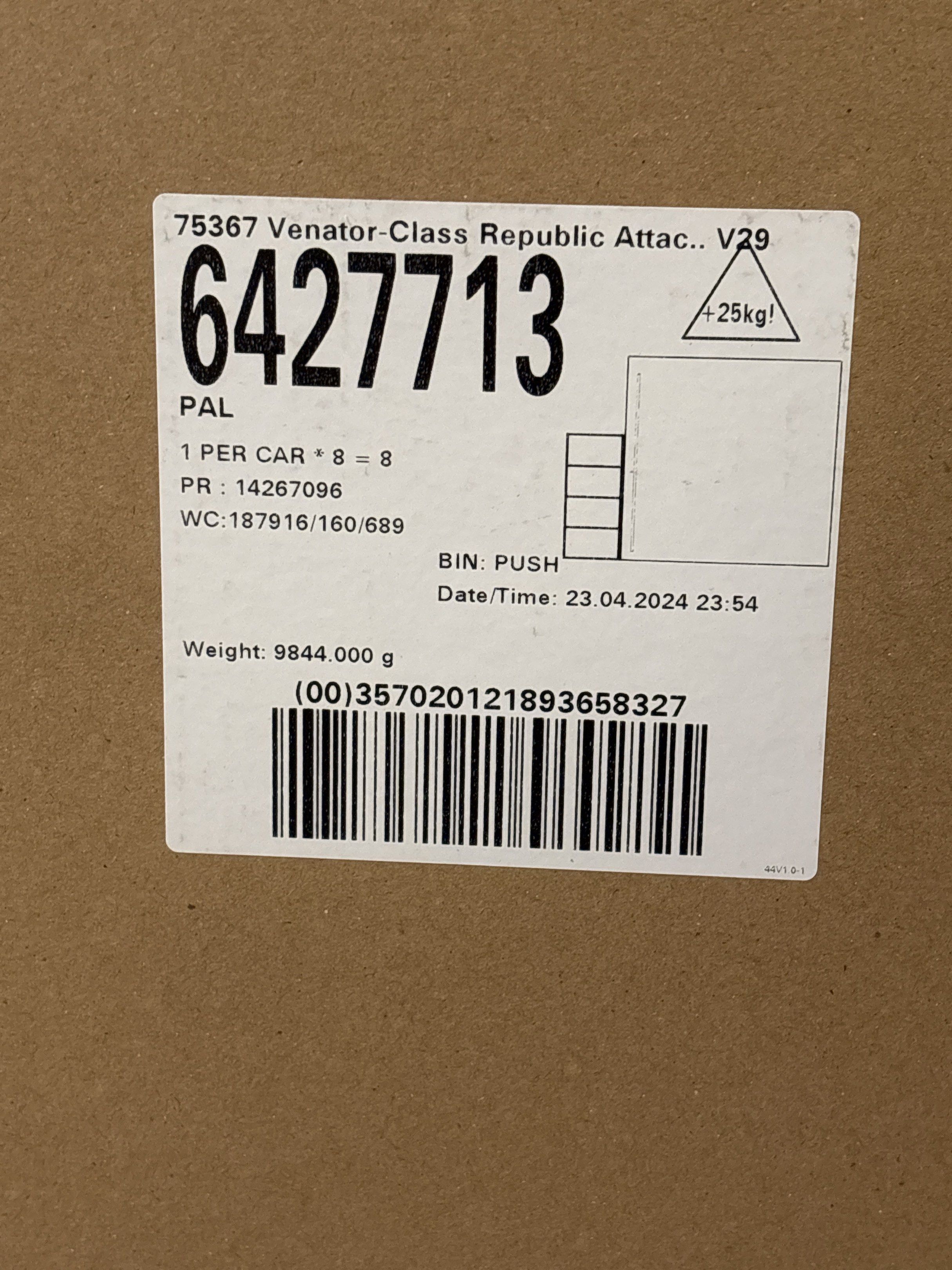 LEGO Star Wars Venator-Class Republic Attack Cruiser 75367, Hobbies ...