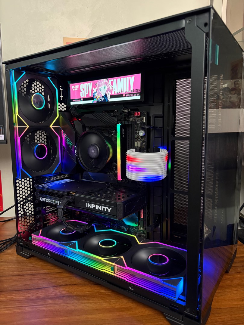 lianli o11 vision compact casing, Computers & Tech, Desktops on Carousell