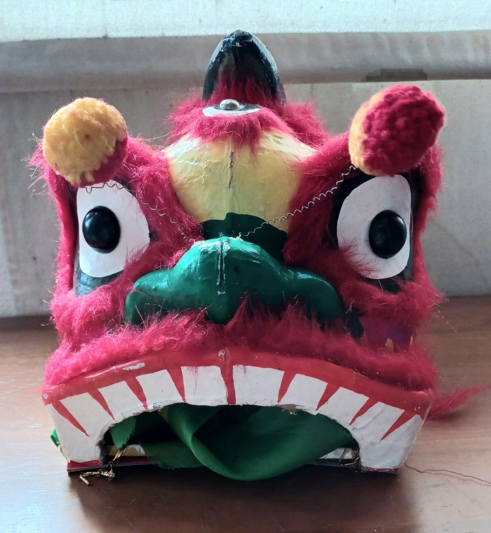 Lion Dance Head - Traditional Costume, Hobbies & Toys, Toys & Games on ...