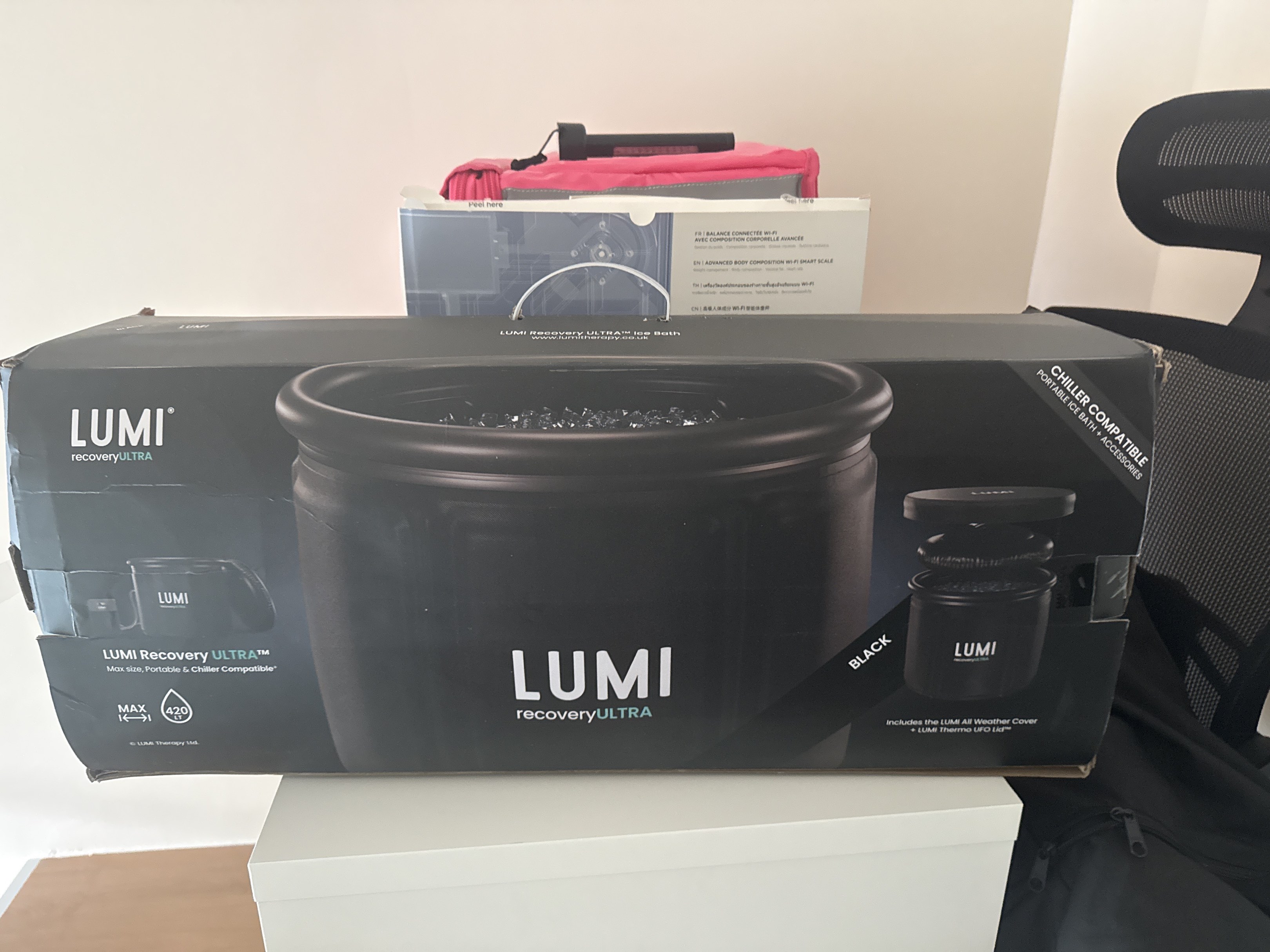 LUMI Recovery Ultra Ice Bath - Black, Sports Equipment, Other Sports ...