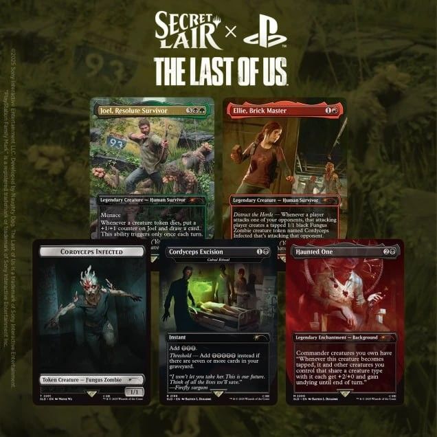 Magic: The Gathering Secret Lair x The Last of Us Part 1, Hobbies ...
