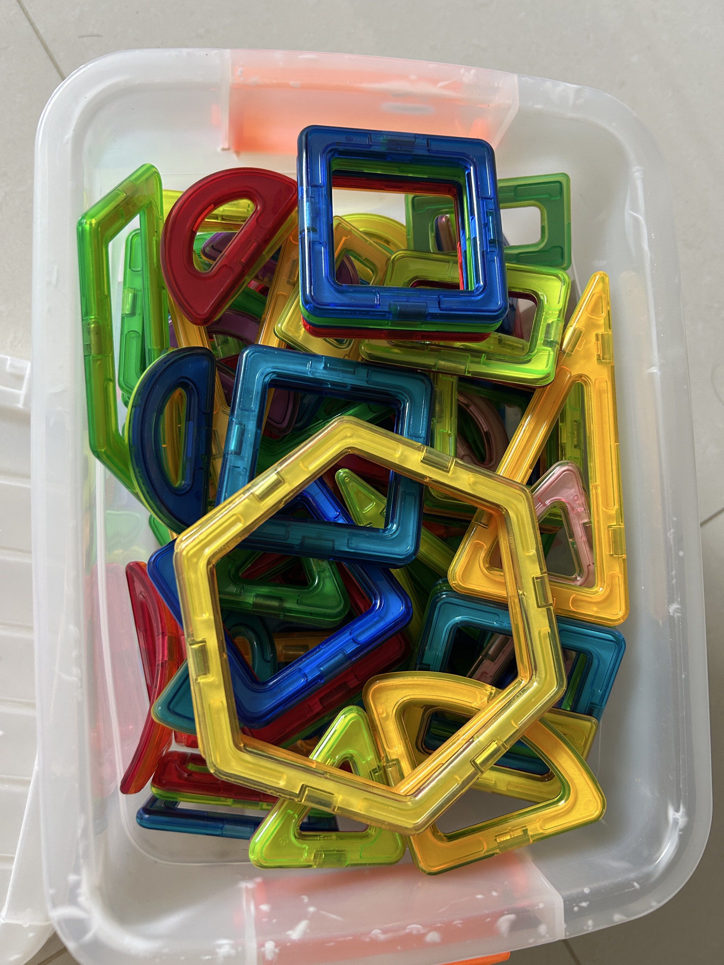 Magnetic Tiles Building Blocks Set, Hobbies & Toys, Toys & Games on ...