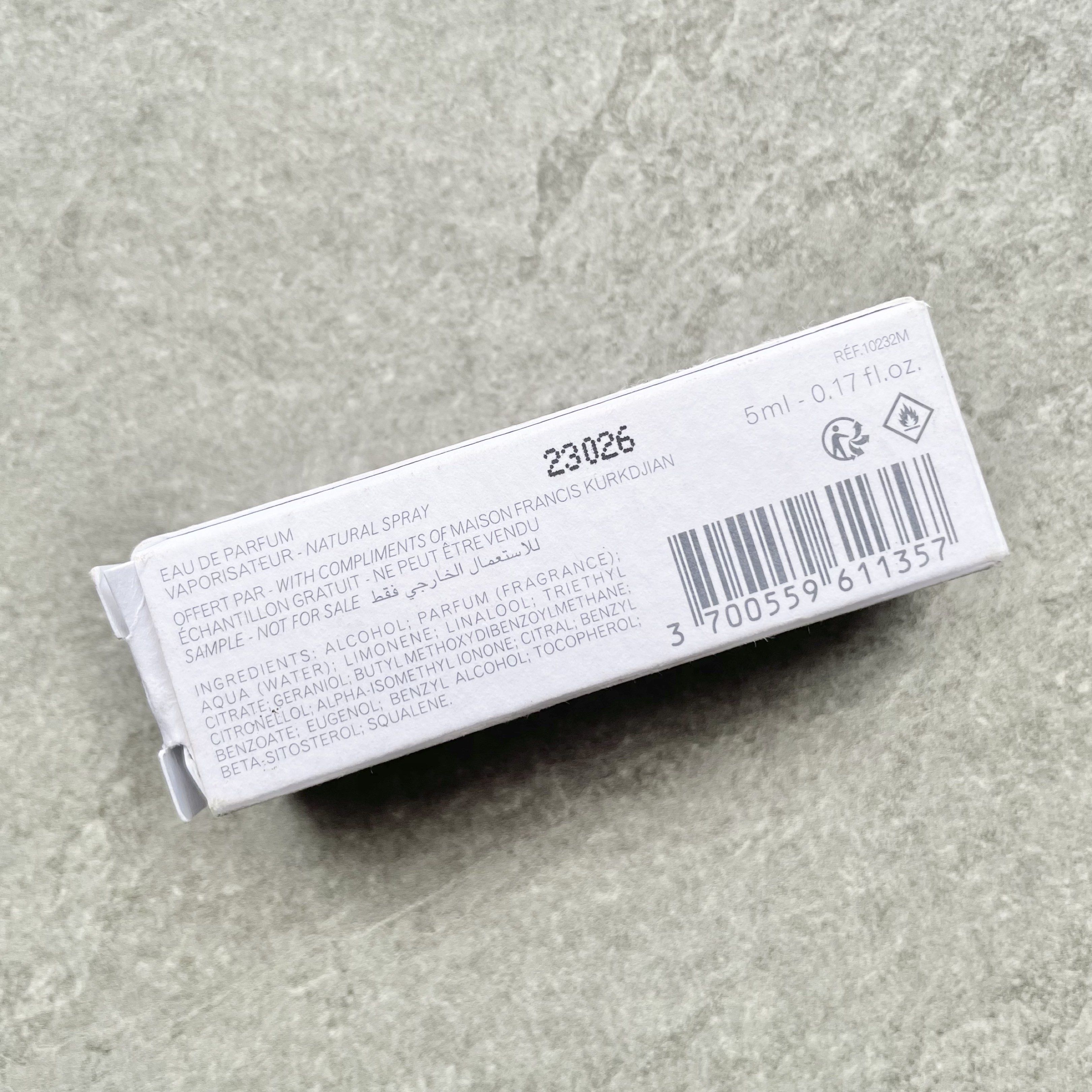 Maison Francis Kurkdjian Aqua Universalis Cologne Forte EDP 5ml, Beauty ...