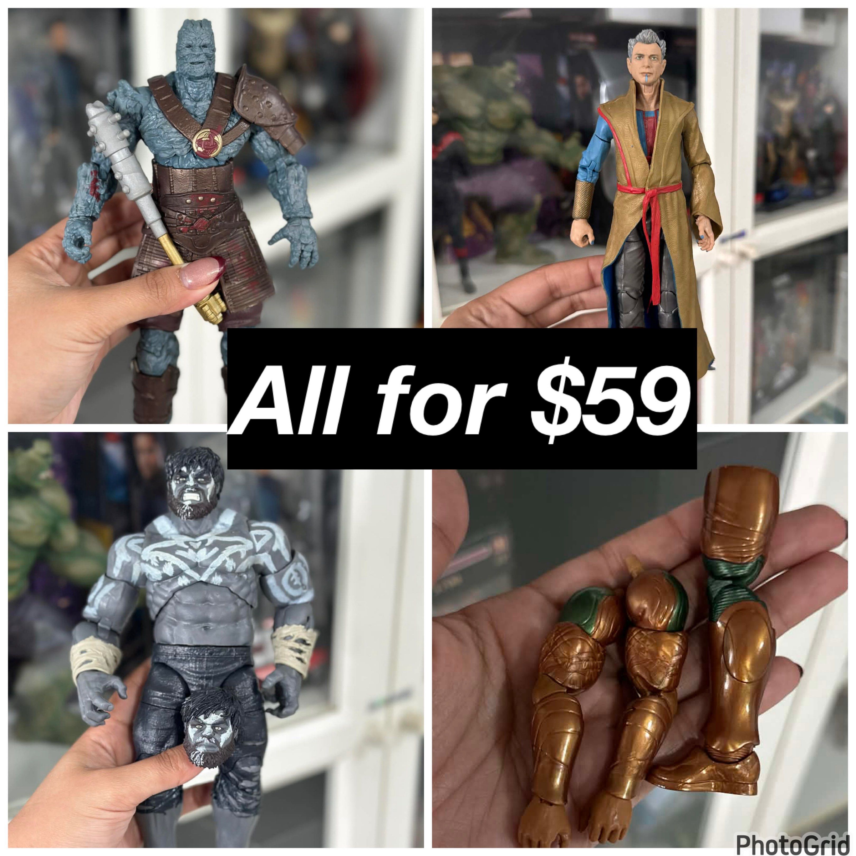 Marvel legends Korg grandmaster Thor ragnarok gamerverse outback hulk ...