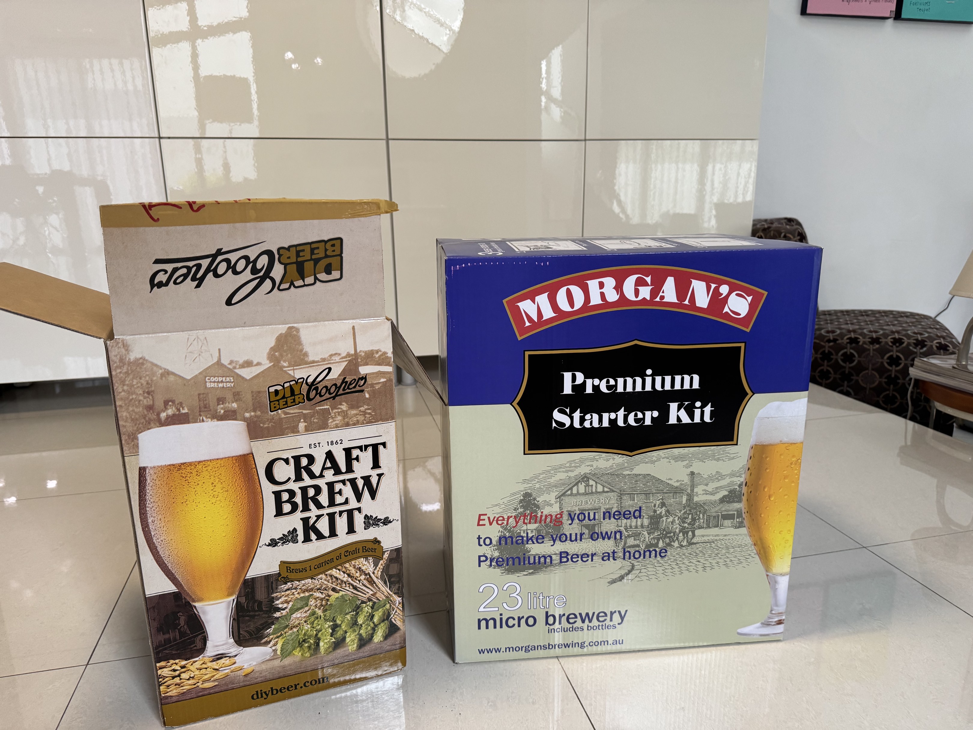 Morgan's Premium Starter Kit - Home Brew, Food & Drinks, Beverages on ...