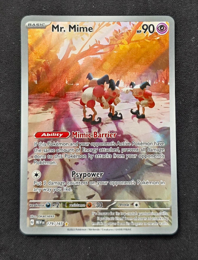 Mr. Mime #179 - Pokemon Scarlet & Violet 151 Illustration Rare - LP+ ...