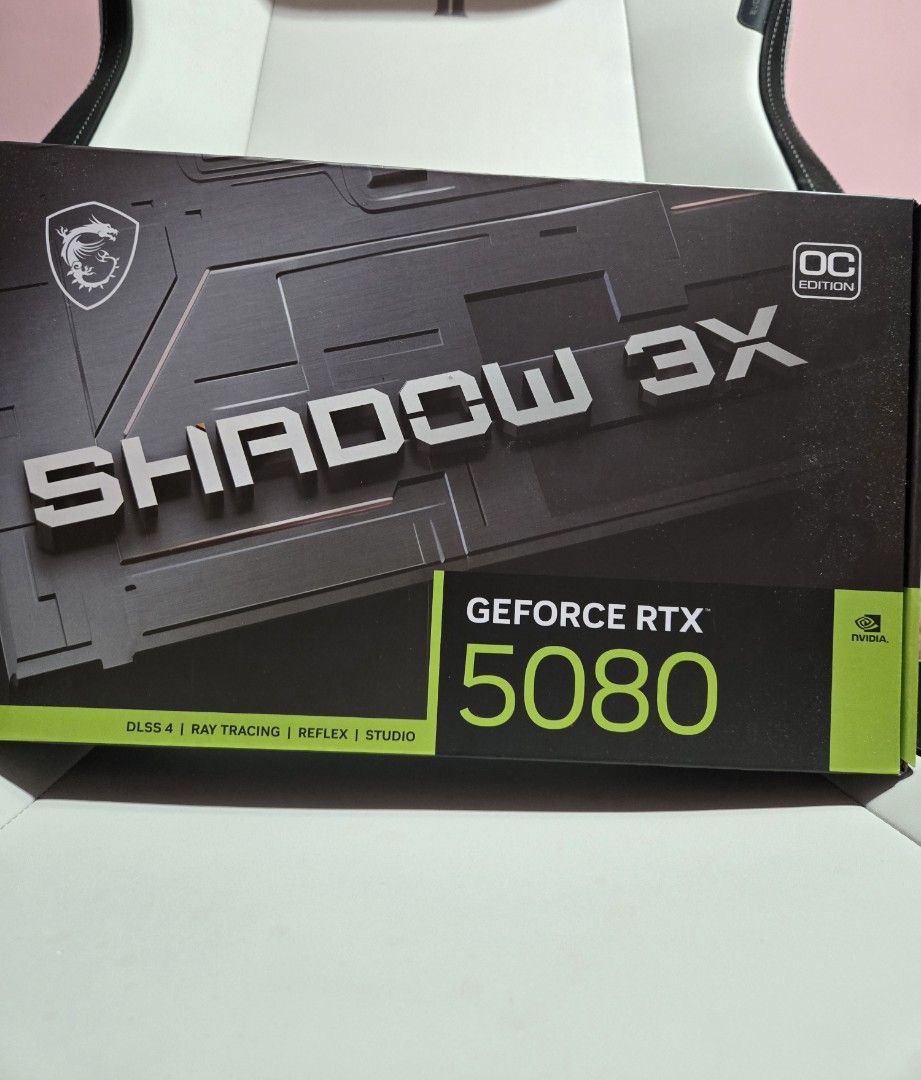 MSI GeForce RTX 5080 Shadow 3X OC Edition, Computers & Tech, Parts ...