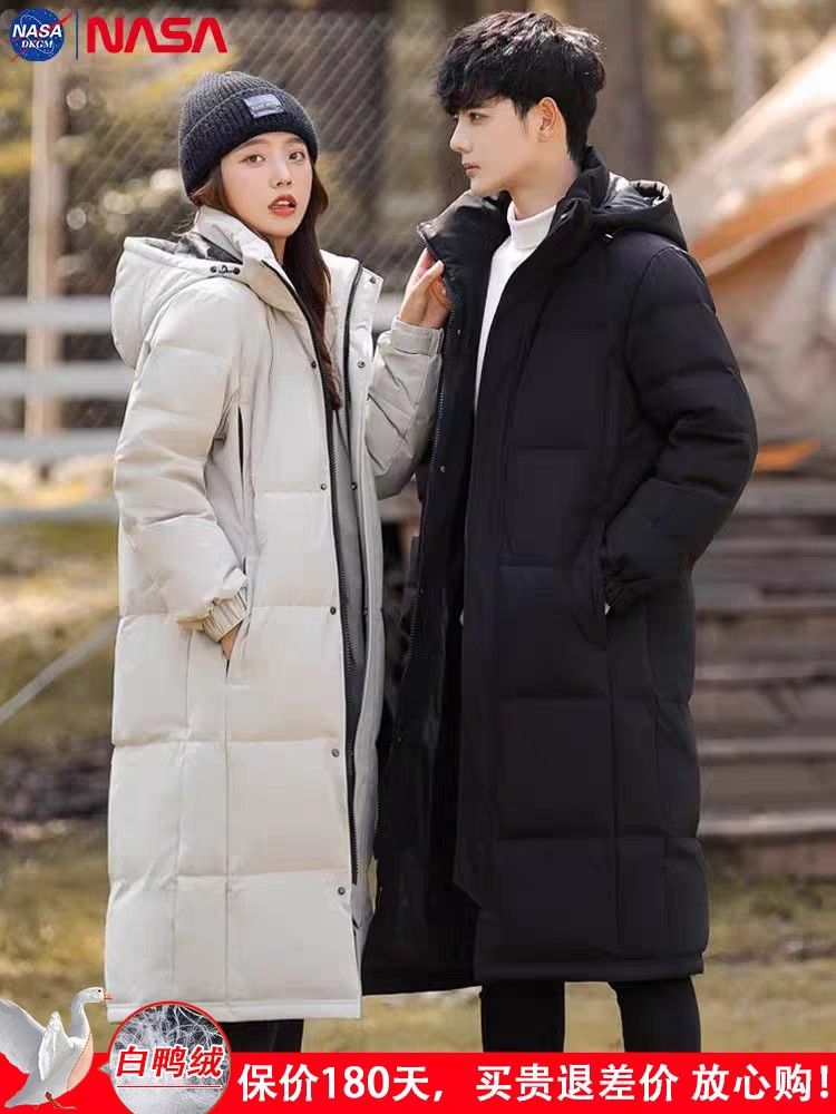 NASA Long Down Jacket - Black, Men's Fashion, Coats, Jackets and ...