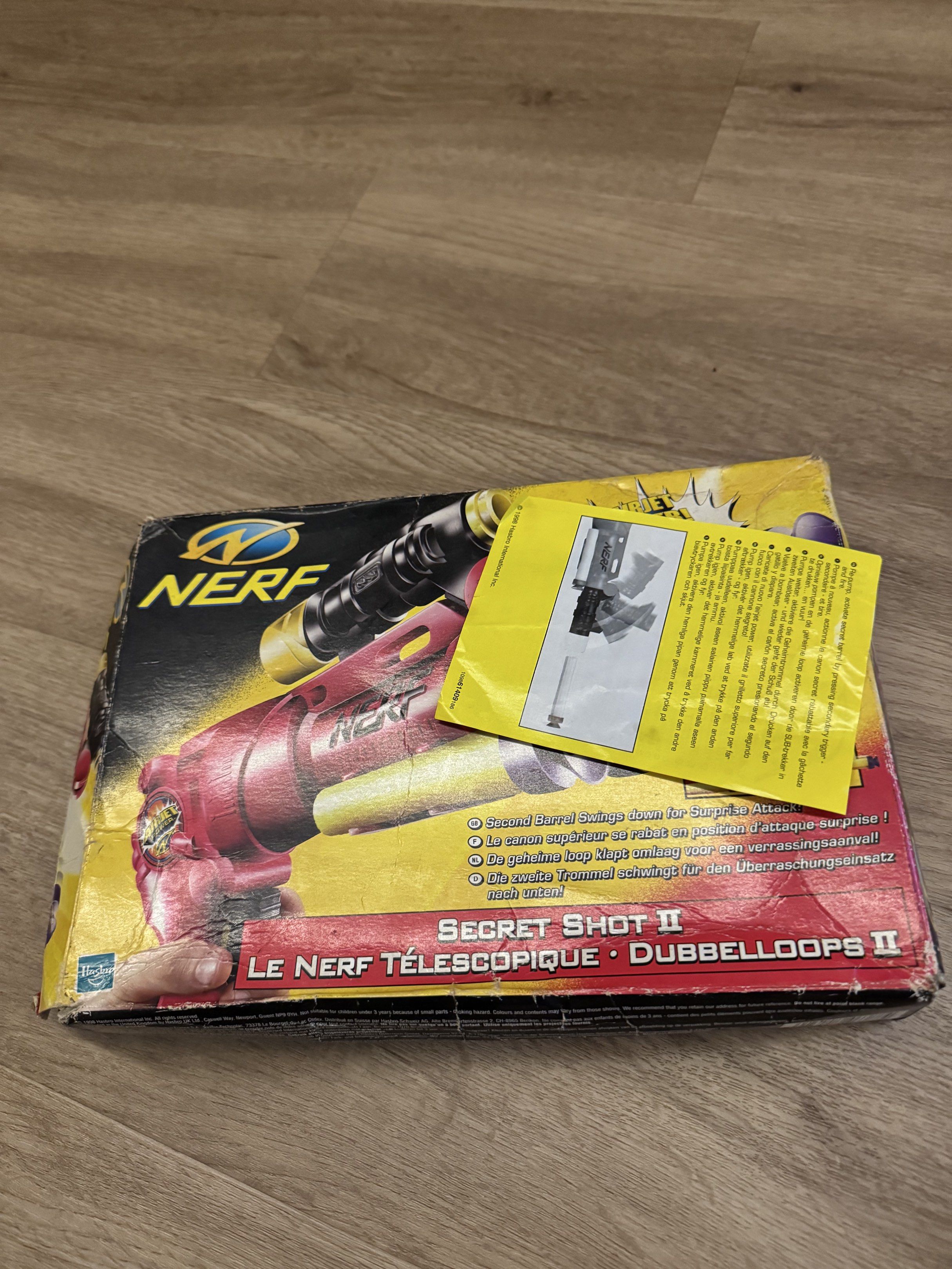 Vintage Nerf Secret Shot II Toy Gun Blaster, Hobbies & Toys, Toys ...