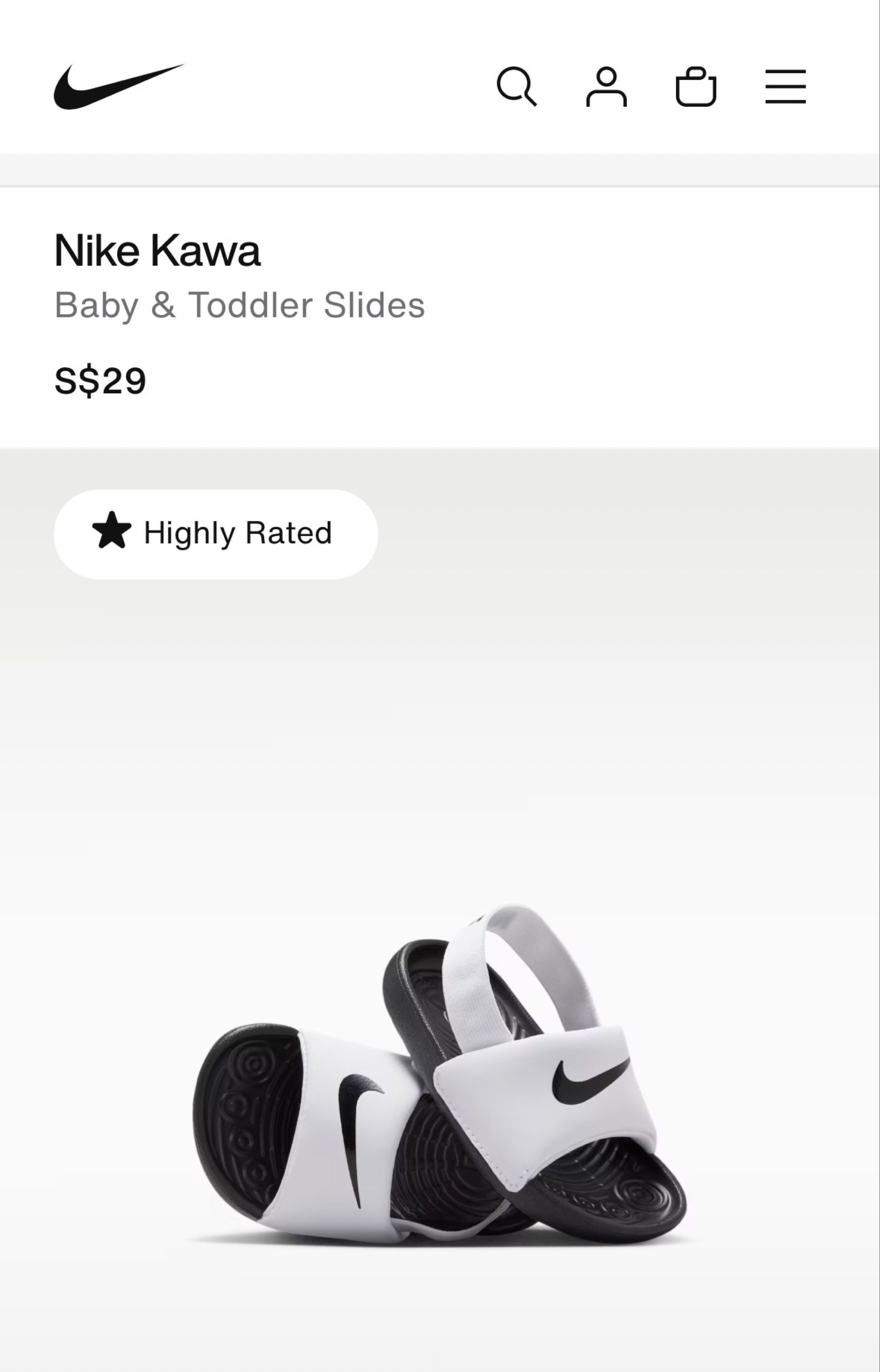 Nike Kawa Baby & Toddler Slides, Babies & Kids, Babies & Kids Fashion ...
