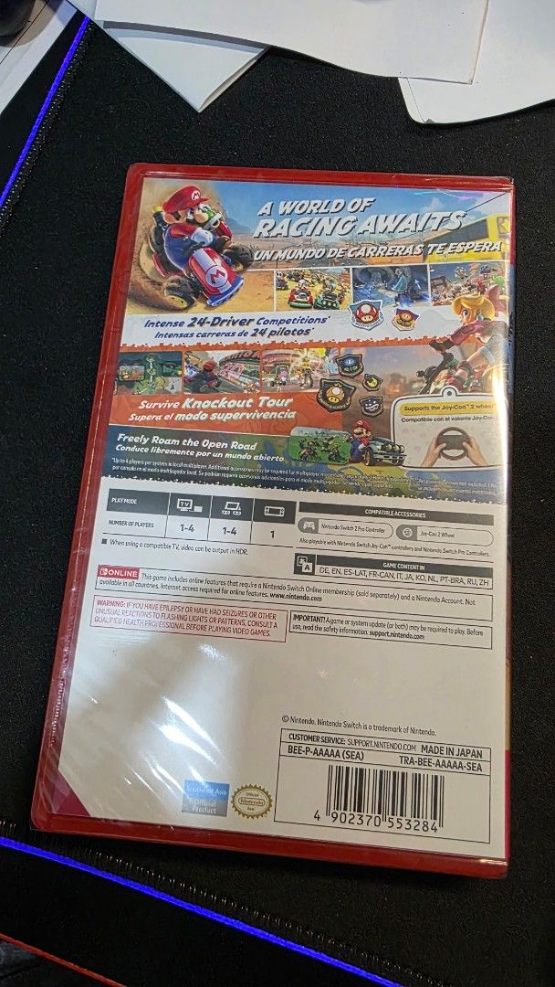 Nintendo Switch 2 Game Mario Kart World Sealed, Video Gaming, Video ...