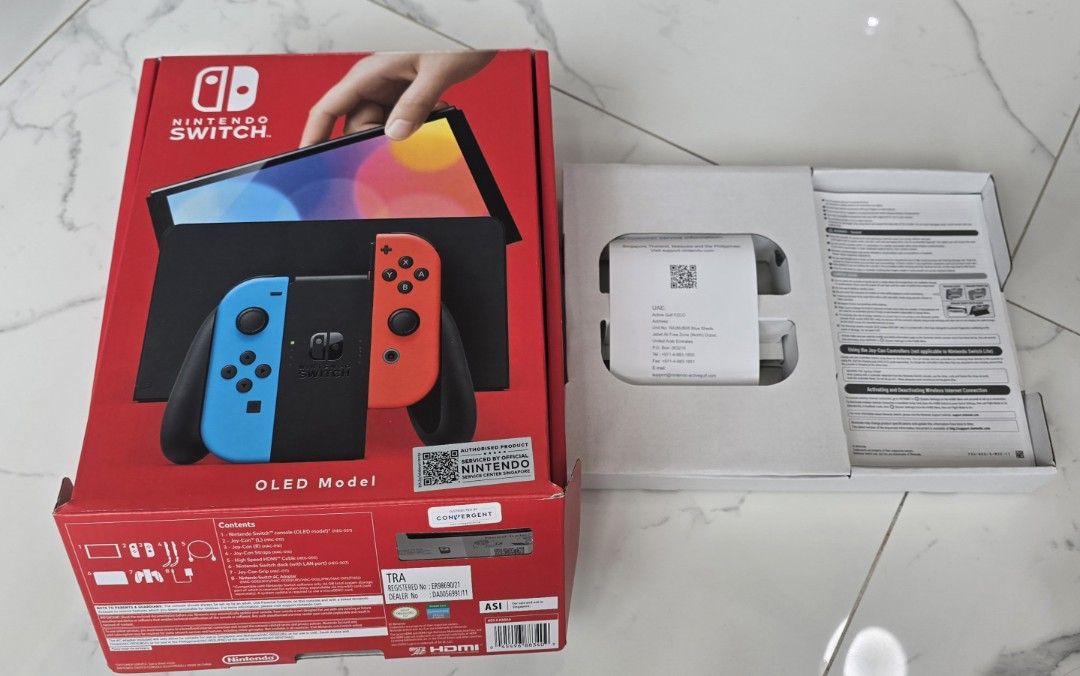 Nintendo Switch OLED Model with Mario Party Superstars, Video Gaming ...