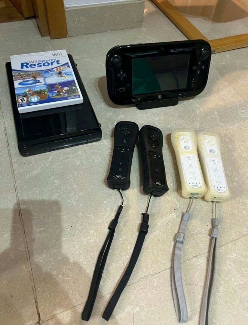 Nintendo Wii U with accessories, Video Gaming, Video Game Consoles ...