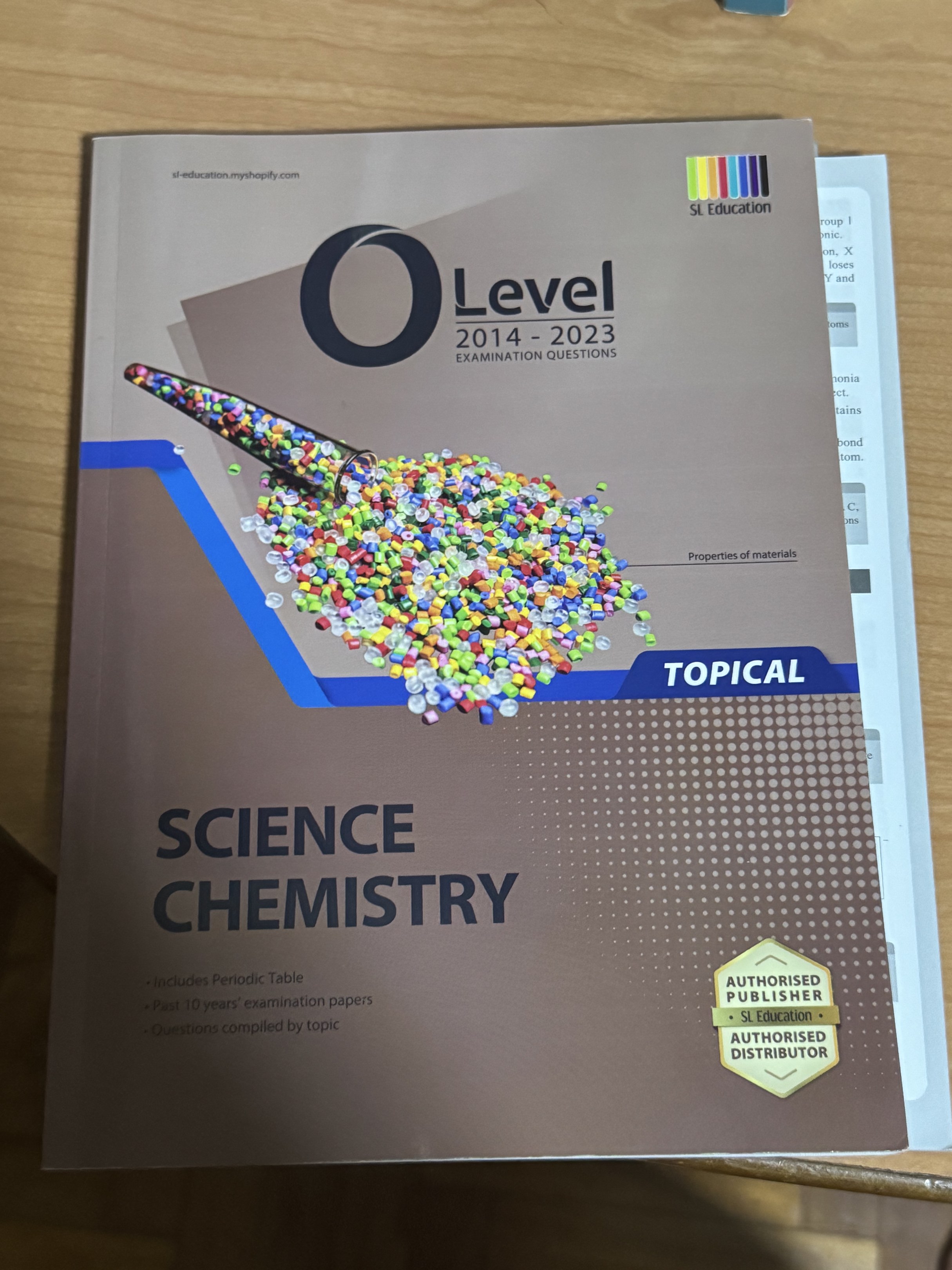 O Level pure Chemistry Topical 2014-2023, Hobbies & Toys, Books ...