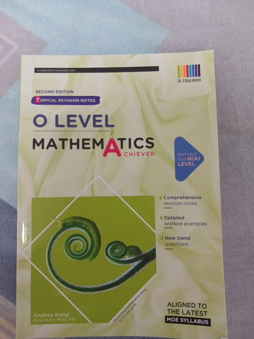 O Level Mathematics Achiever Topical Revision Notes, Hobbies & Toys ...