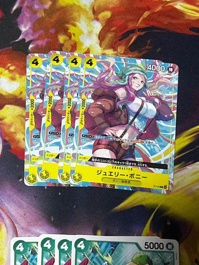 One Piece Card Game - Jewelry Bonney P-113, Hobbies & Toys, Toys ...