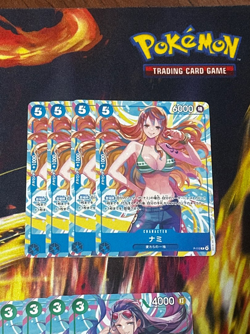 One Piece Card Game - Nami Character Card P-112, Hobbies & Toys, Toys ...