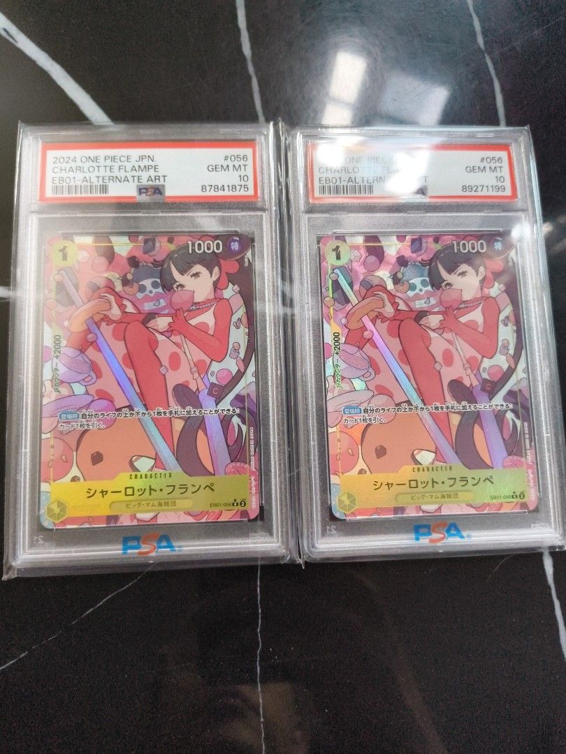 One Piece Card Game Charlotte Flampe Alternate Art PSA 10, Hobbies ...