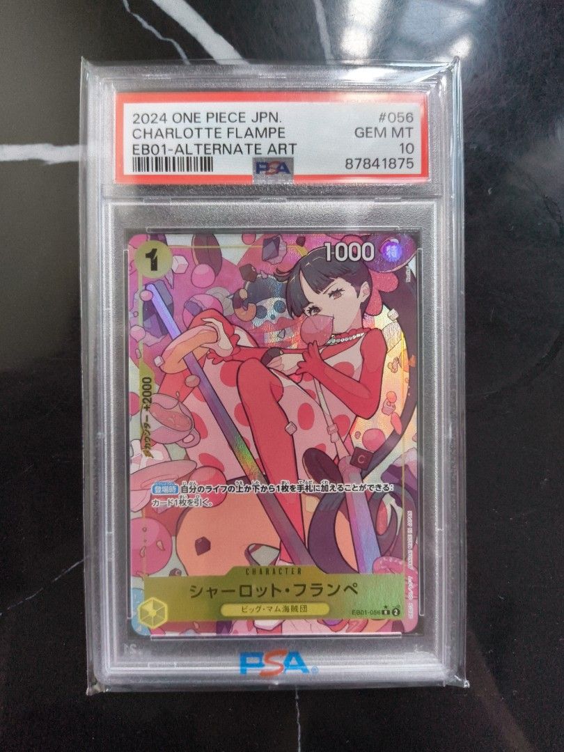 One Piece Card Game Charlotte Flampe Alternate Art PSA 10, Hobbies ...
